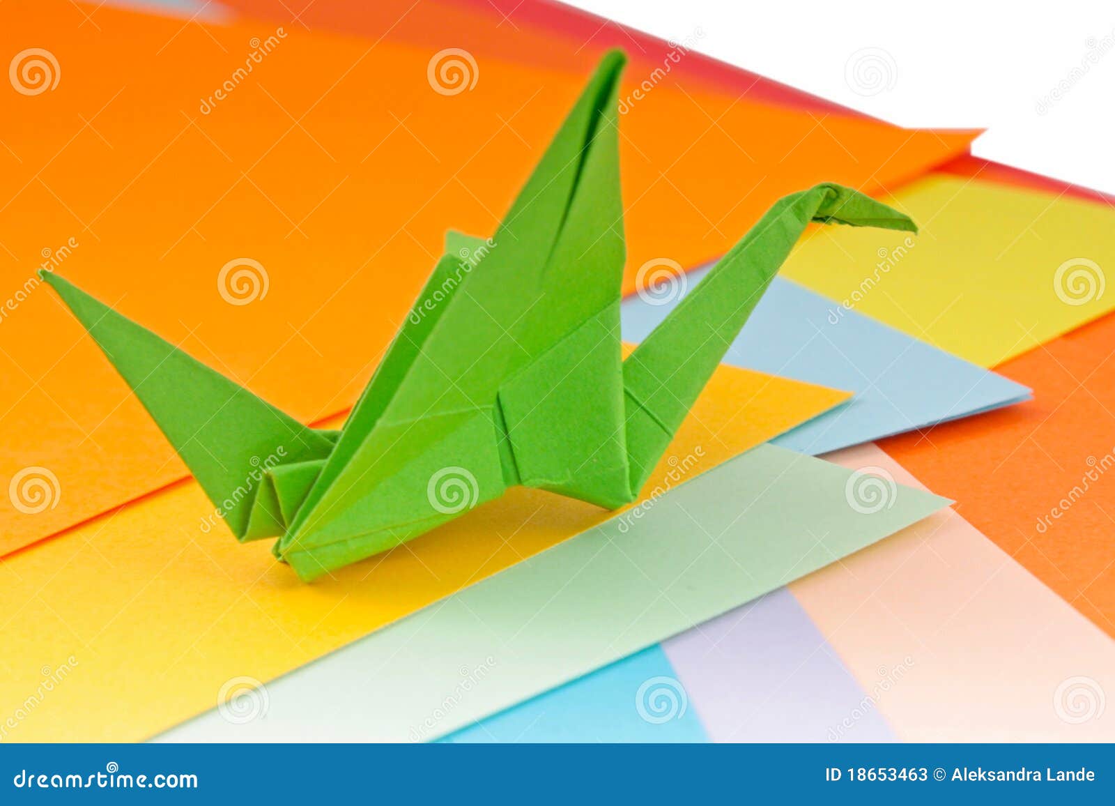 Origami birds stock image. Image of decoration, isolated - 18653463