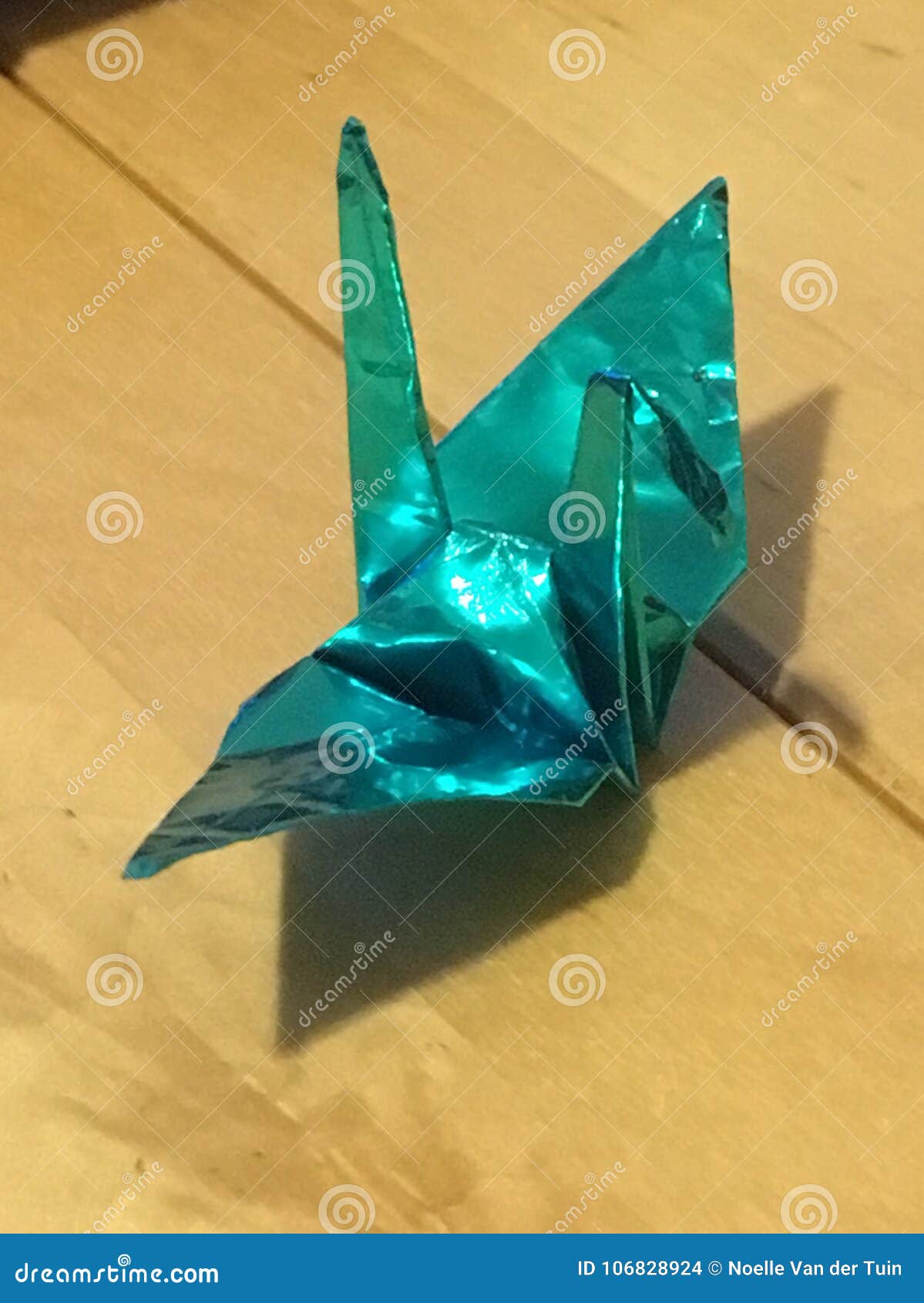 Origami crane stock photo. Image of blue, folded, origami - 106828924