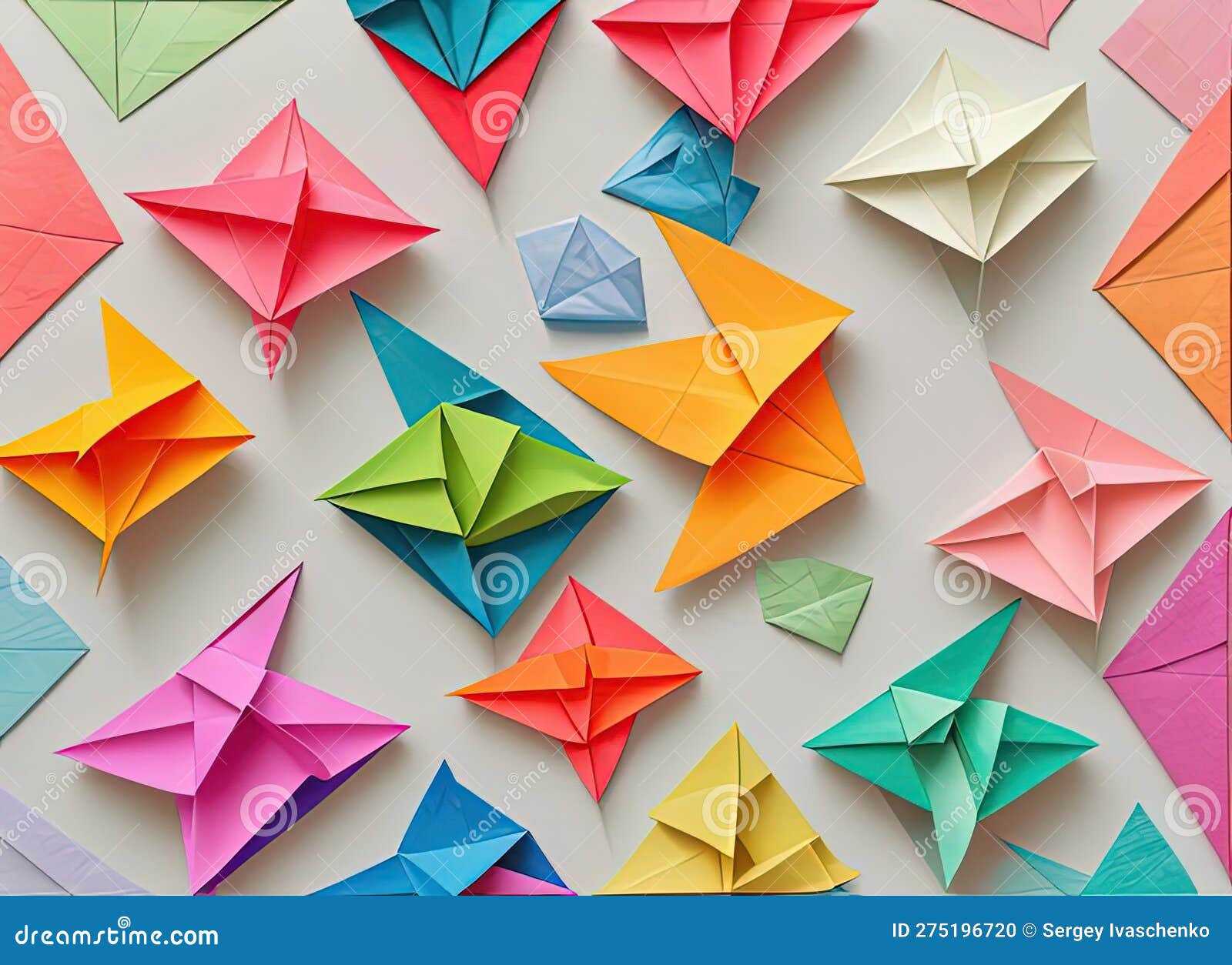 Origami. stock illustration. Illustration of line, symmetry - 275196720