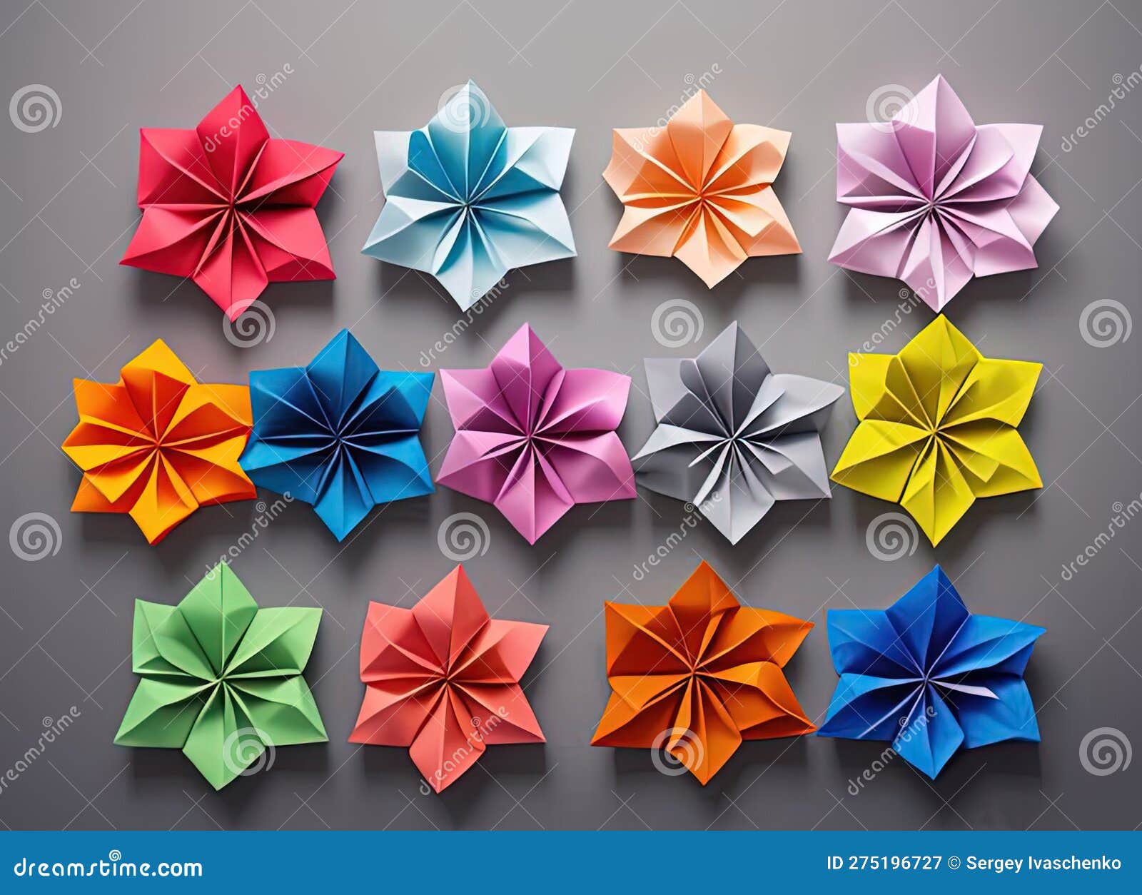 Origami. stock illustration. Illustration of leaf, paper - 275196727