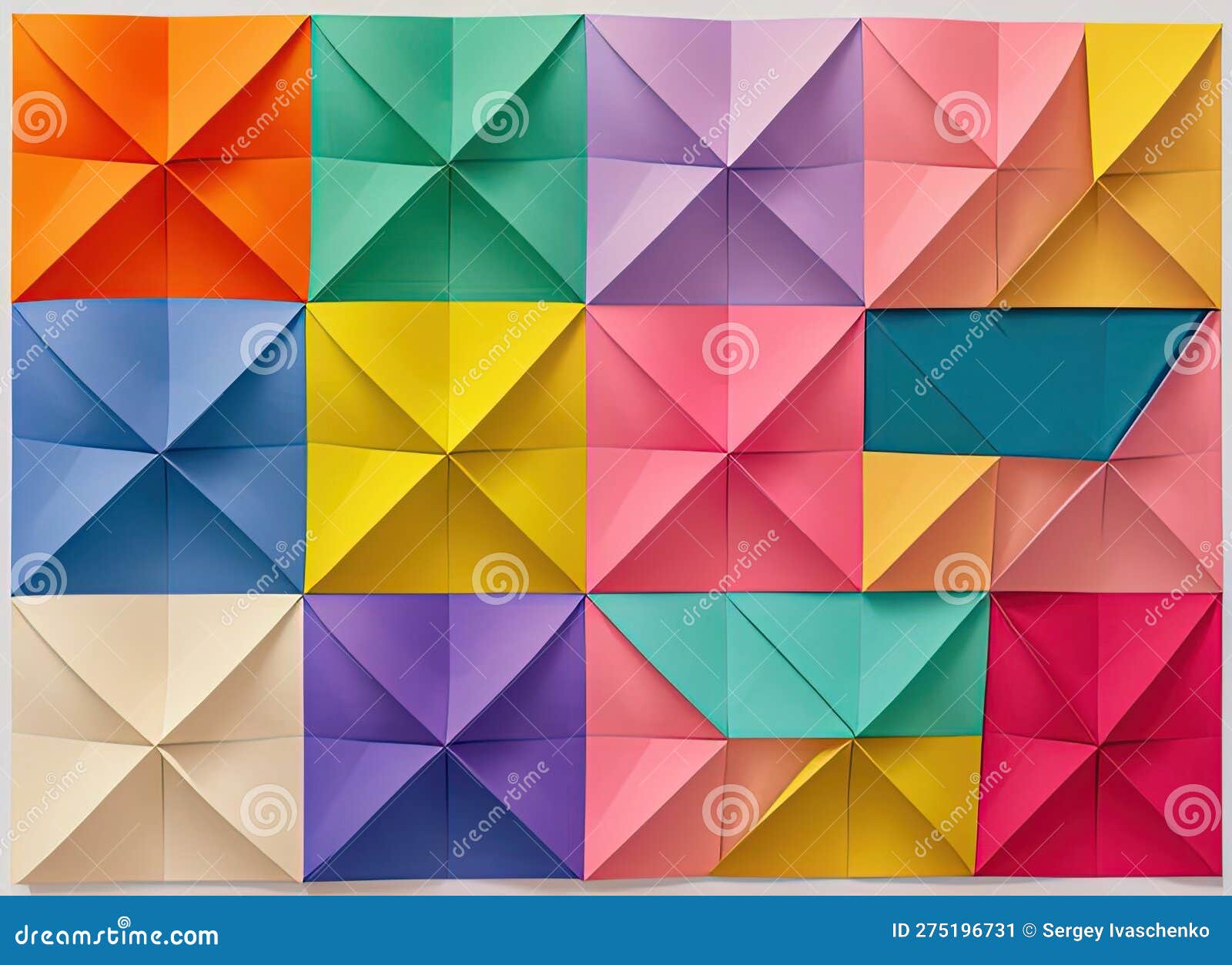 Origami. stock illustration. Illustration of font, network - 275196731