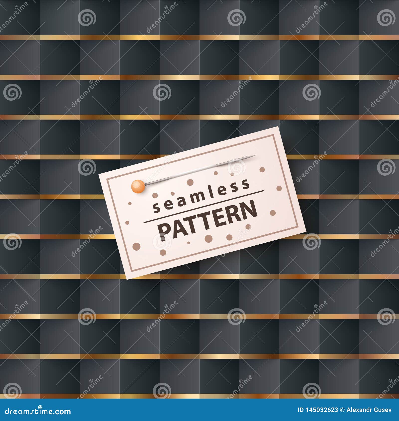 Origami 3D Triangle - Seamless Pattern Stock Vector - Illustration of abstract, cardboard: 145032623