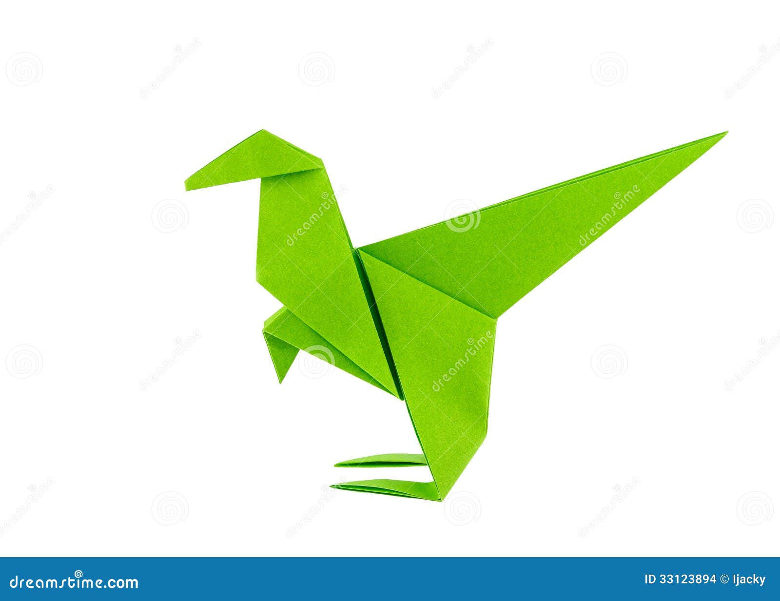 Origami Dinosaur - Raptor - Stock Images - Image: 33123894