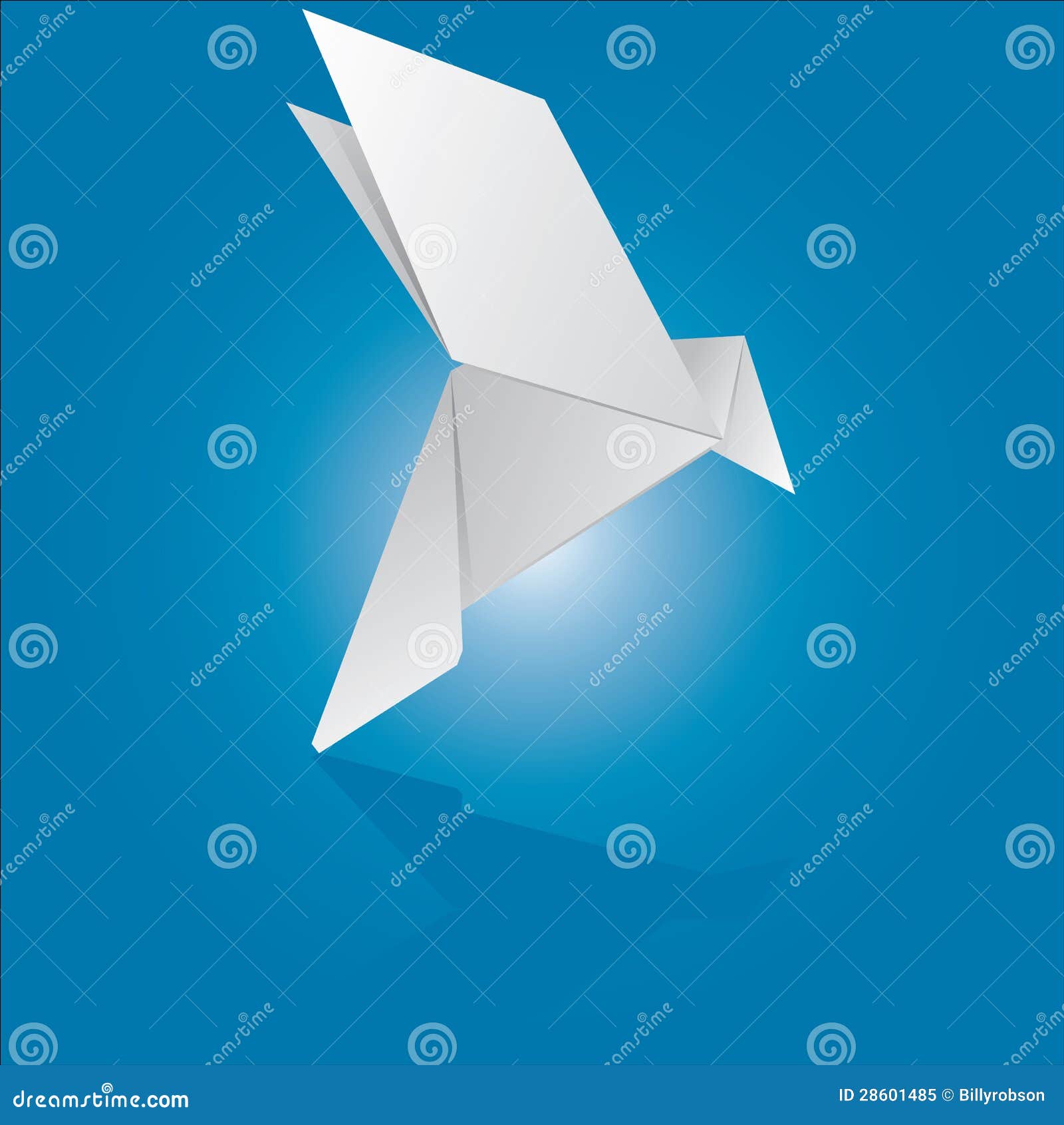 Origami dove stock vector. Illustration of happiness - 28601485