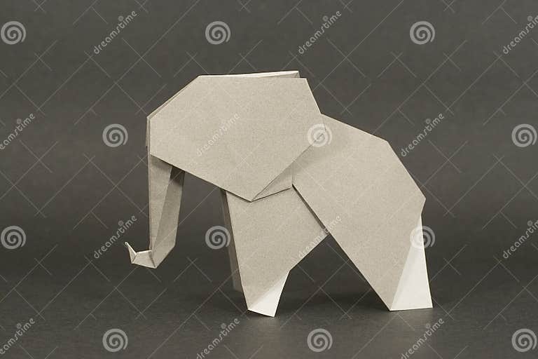 Origami Elephant stock image. Image of colors, elephant - 3475263