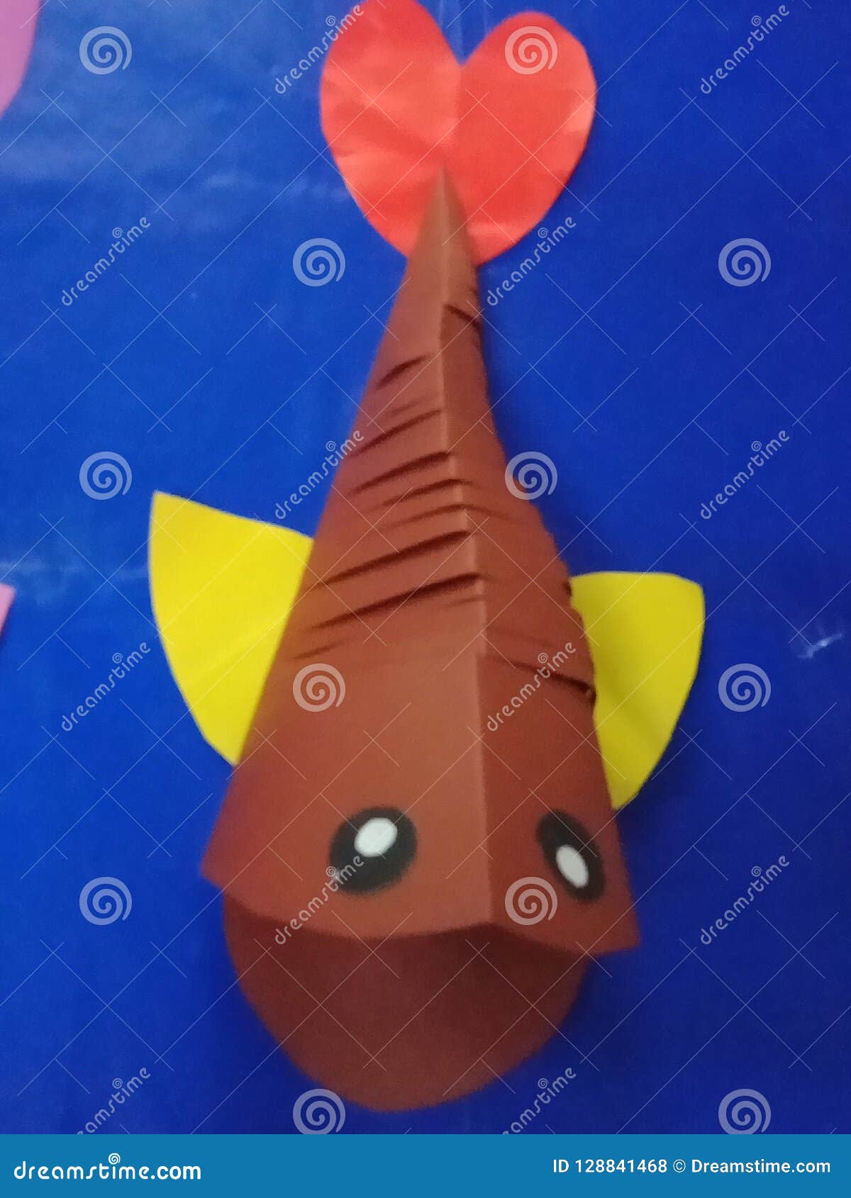 Origami fish stock photo. Image of foldong, mafe, origami - 128841468