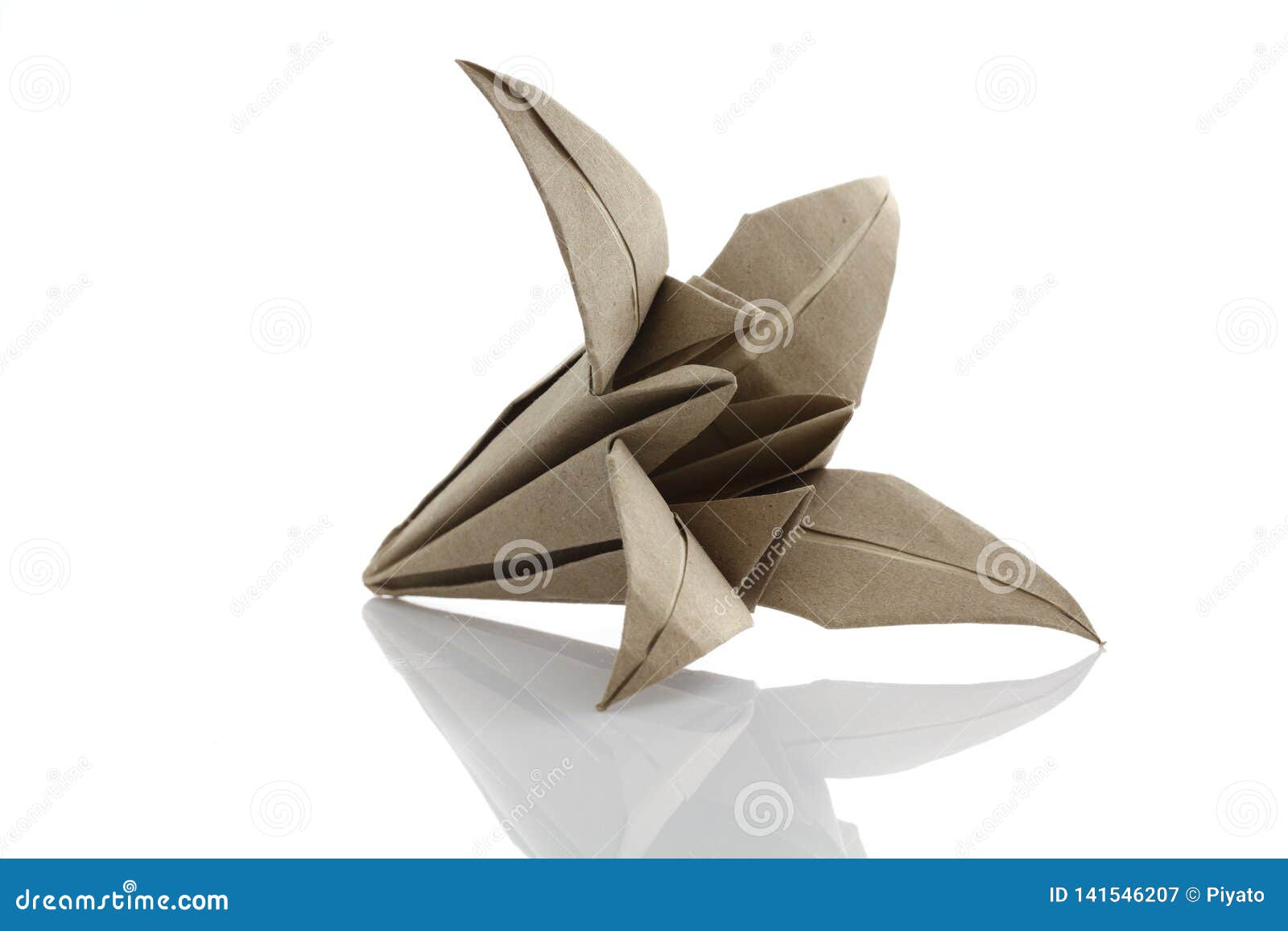 Origami Fish By Recycle Papercraft Royalty-Free Stock Photo ...