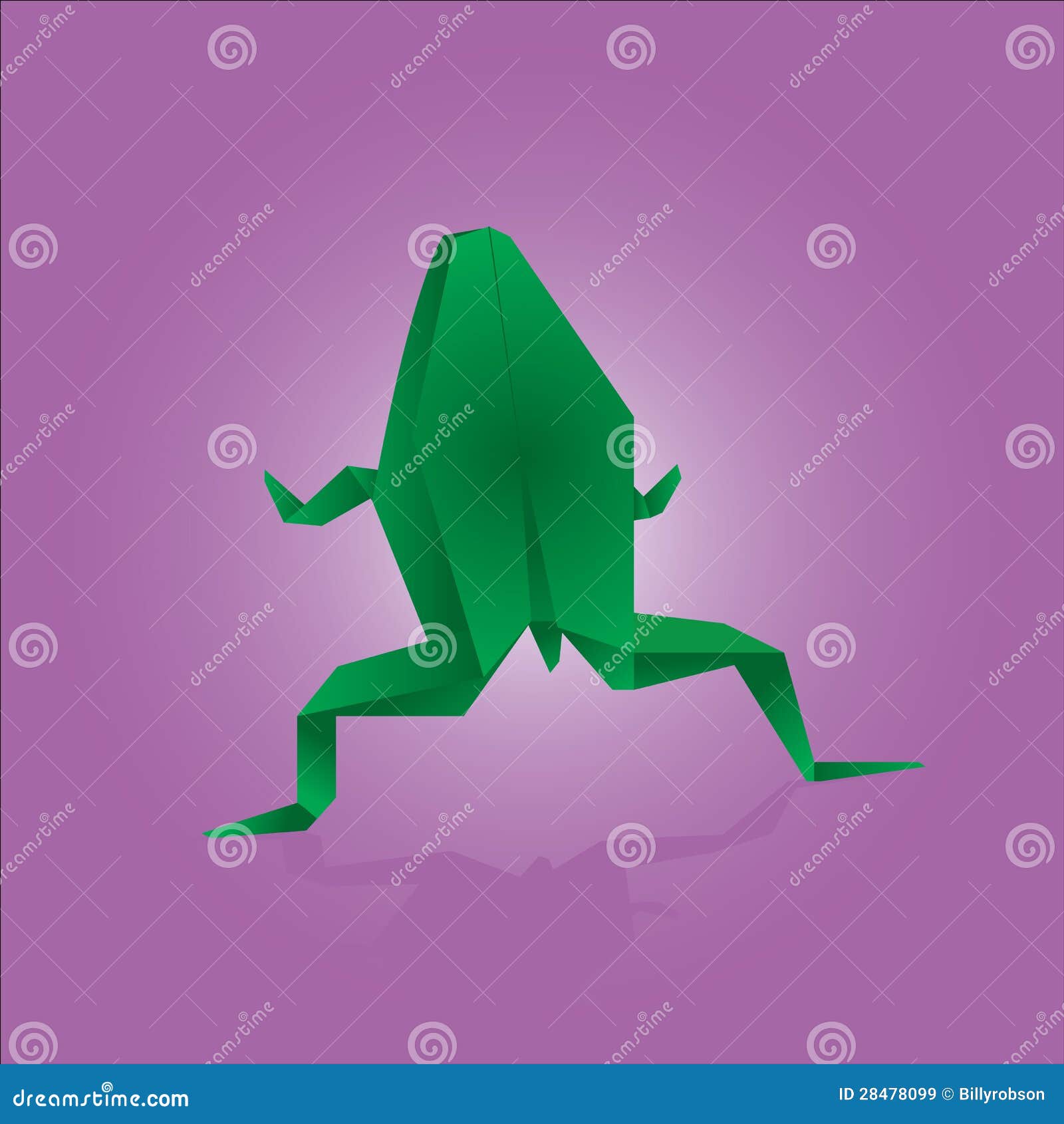 Origami Frog stock vector. Illustration of imagination - 28478099
