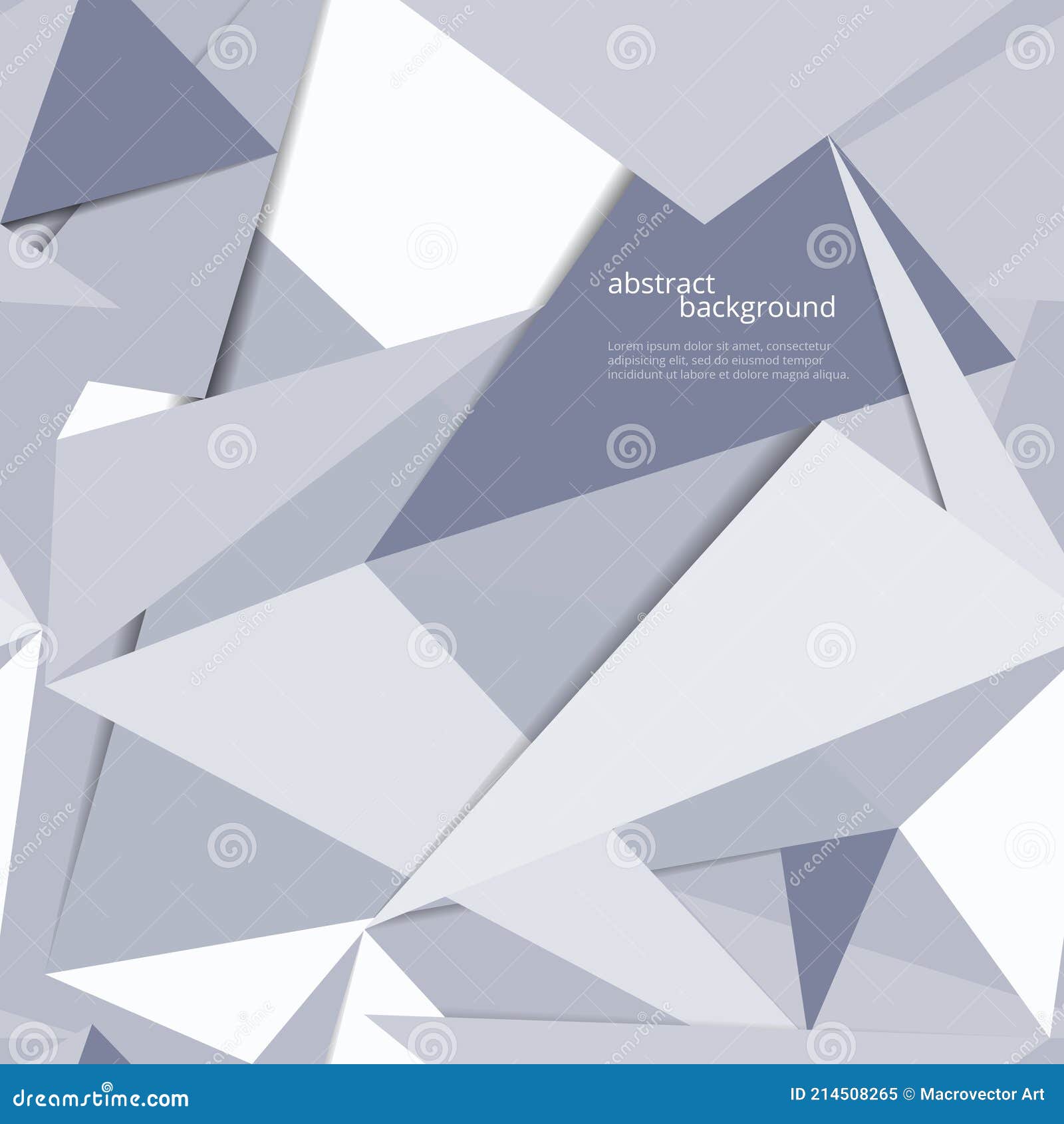 Origami Geometric Background Stock Vector - Illustration of pattern ...
