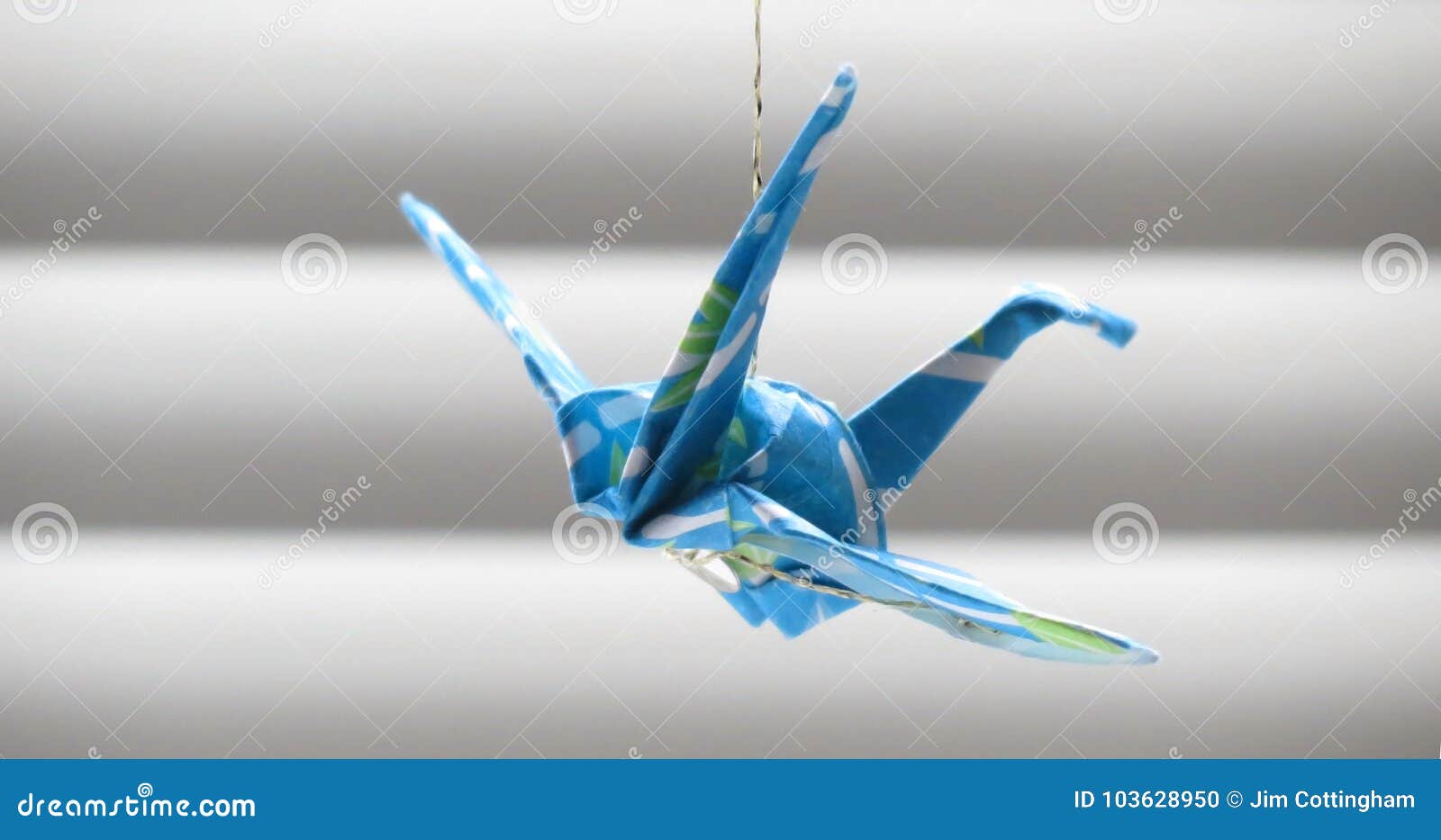 Origami Hanging Crane stock photo. Image of display - 103628950