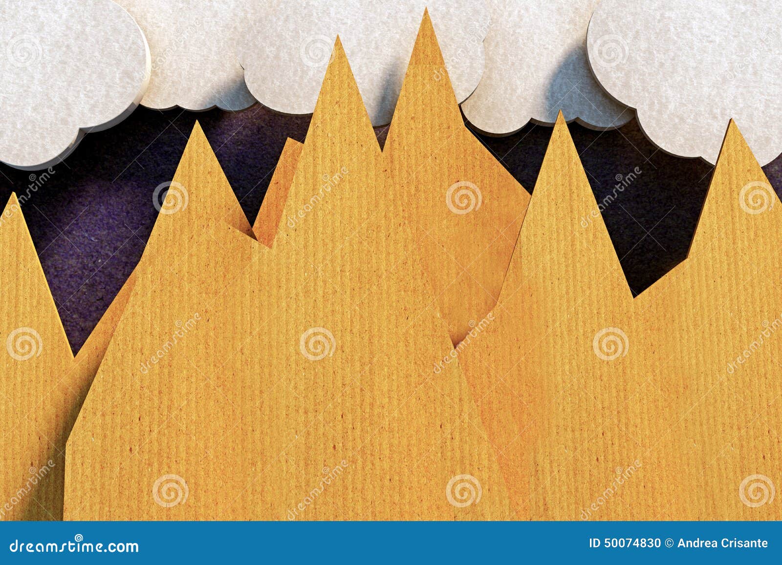 Origami mountains stock illustration. Illustration of geometric - 50074830