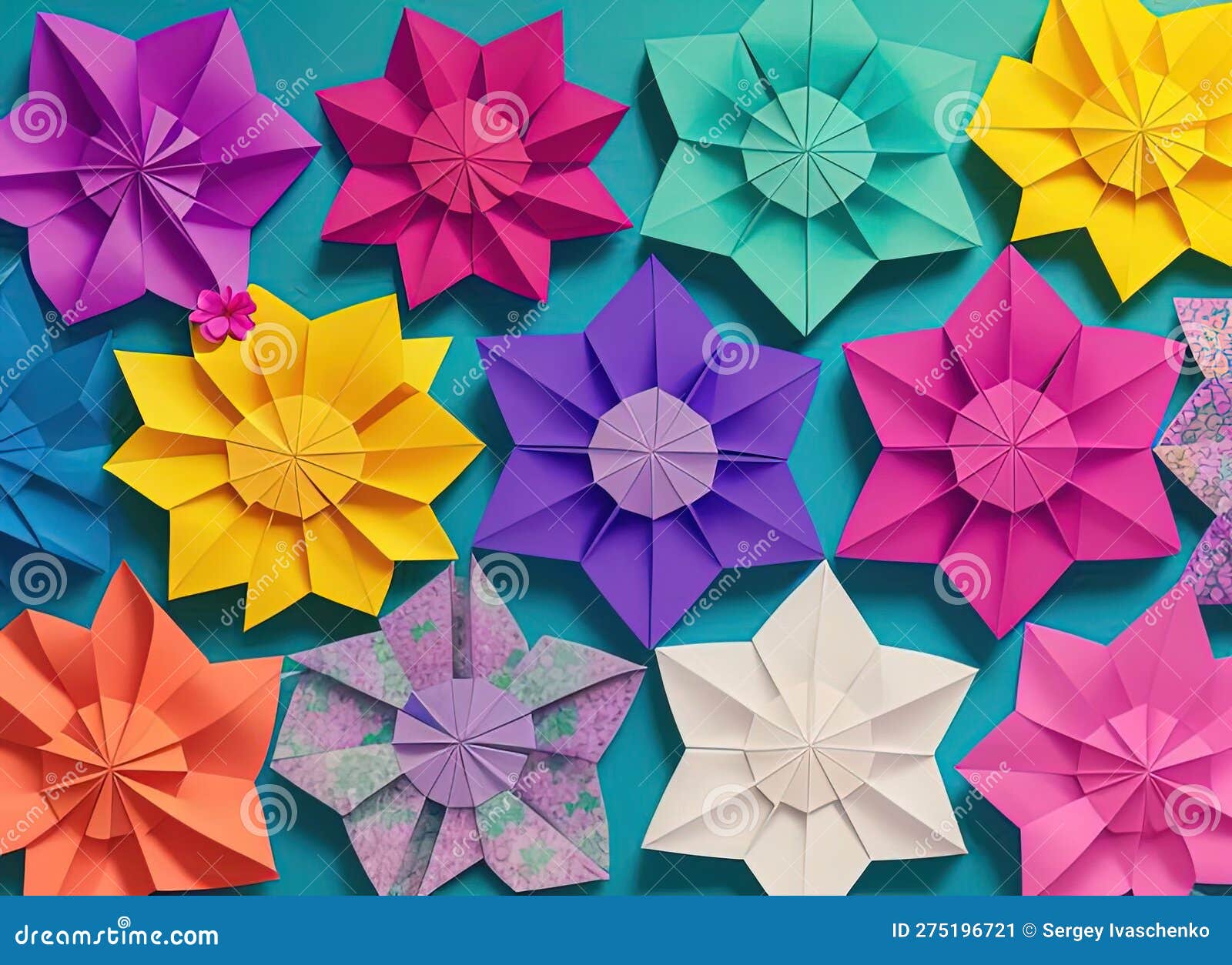 Origami. stock illustration. Illustration of neural - 275196721