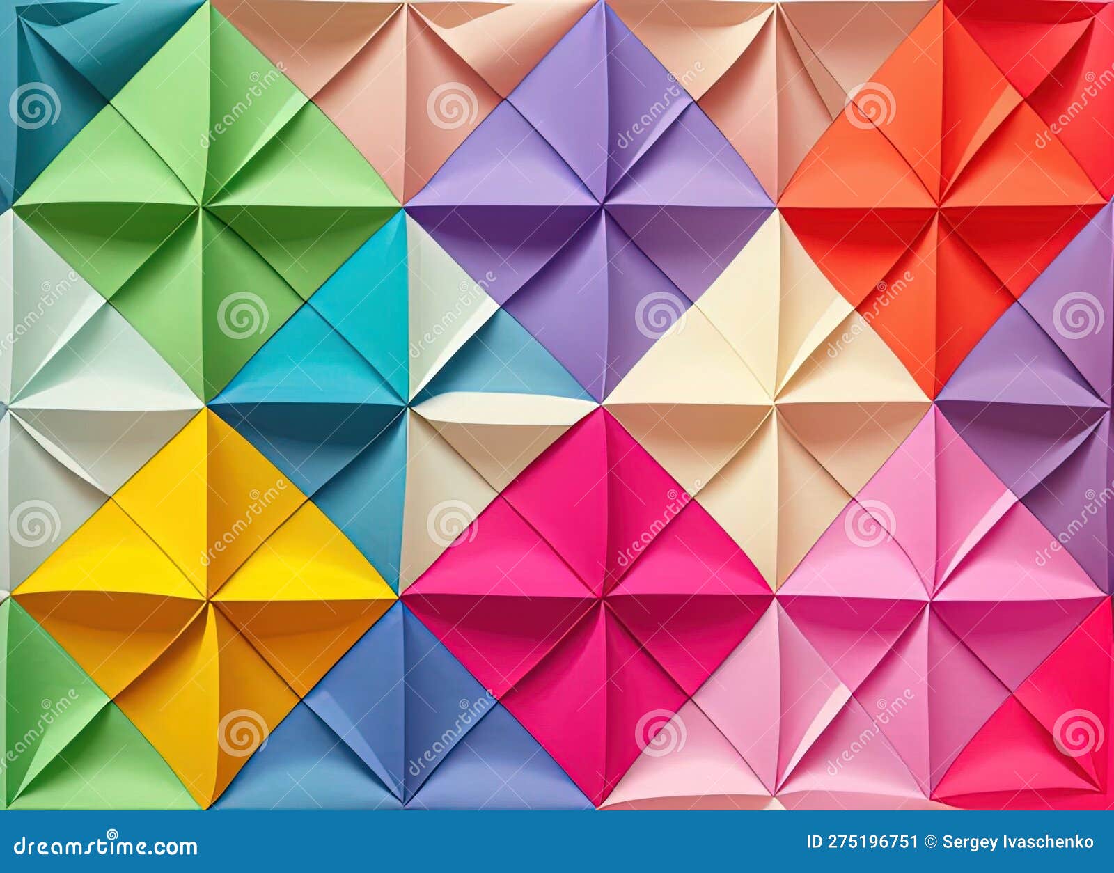 Origami. stock illustration. Illustration of petal, yellow - 275196751