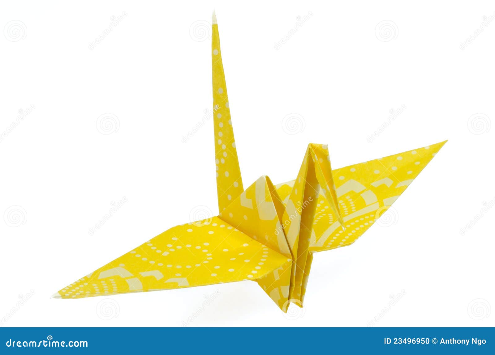 Origami Paper Folding Crane Stock Photo - Image of background, asia ...