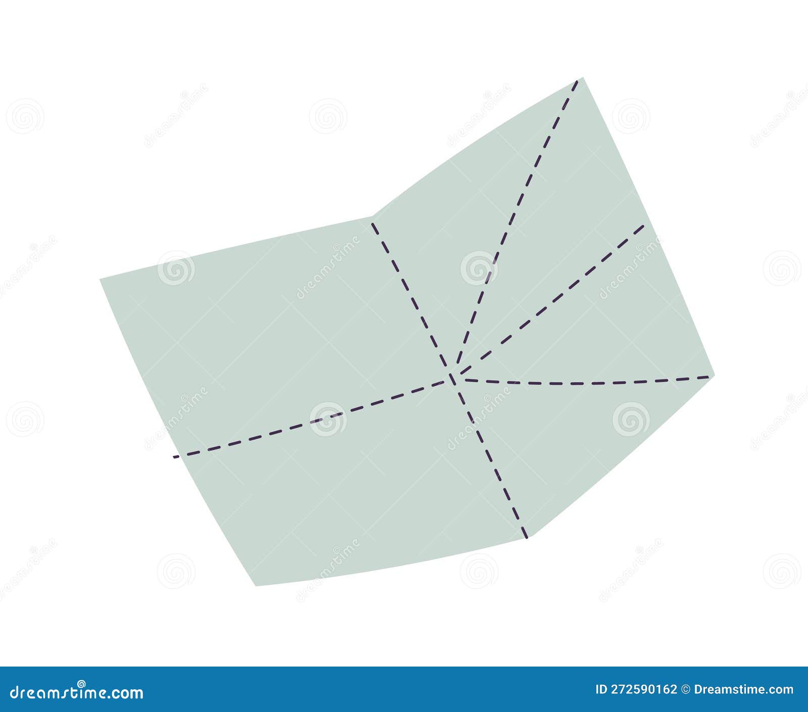 Origami Paper folding stock vector. Illustration of folded - 272590162