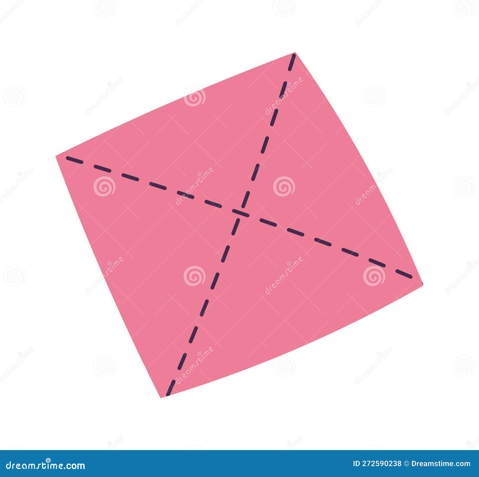 Origami Paper folding stock vector. Illustration of creative - 272590238