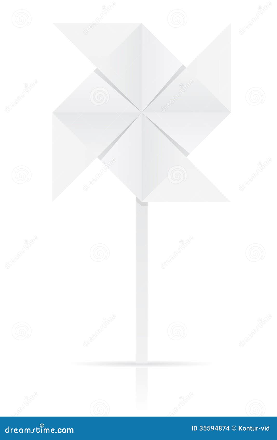 Paper Windmill Color Background Stock Photo | CartoonDealer.com #79010928