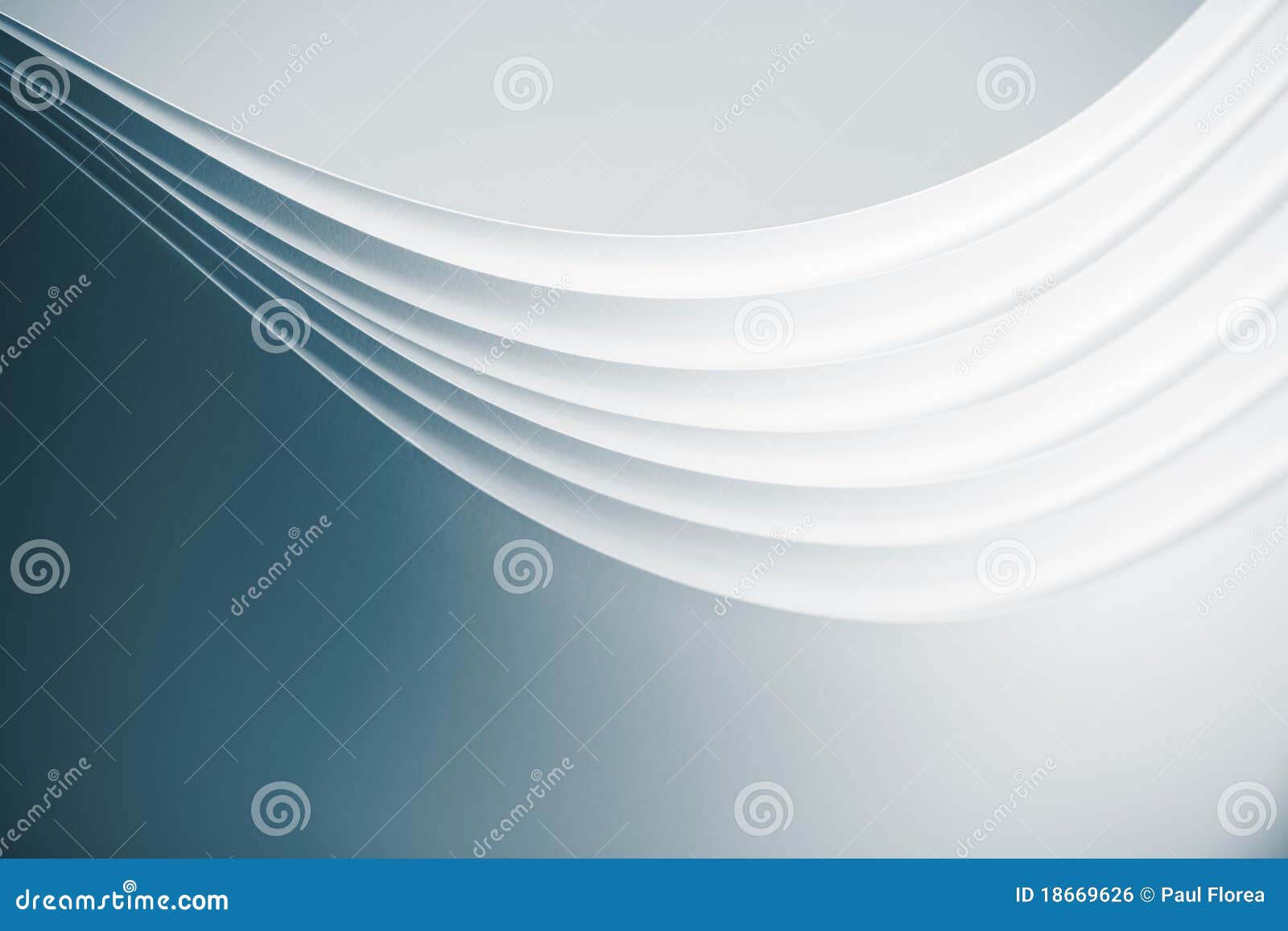 Origami Pattern of Curved Sheets of Pap Stock Photo - Image of edge ...