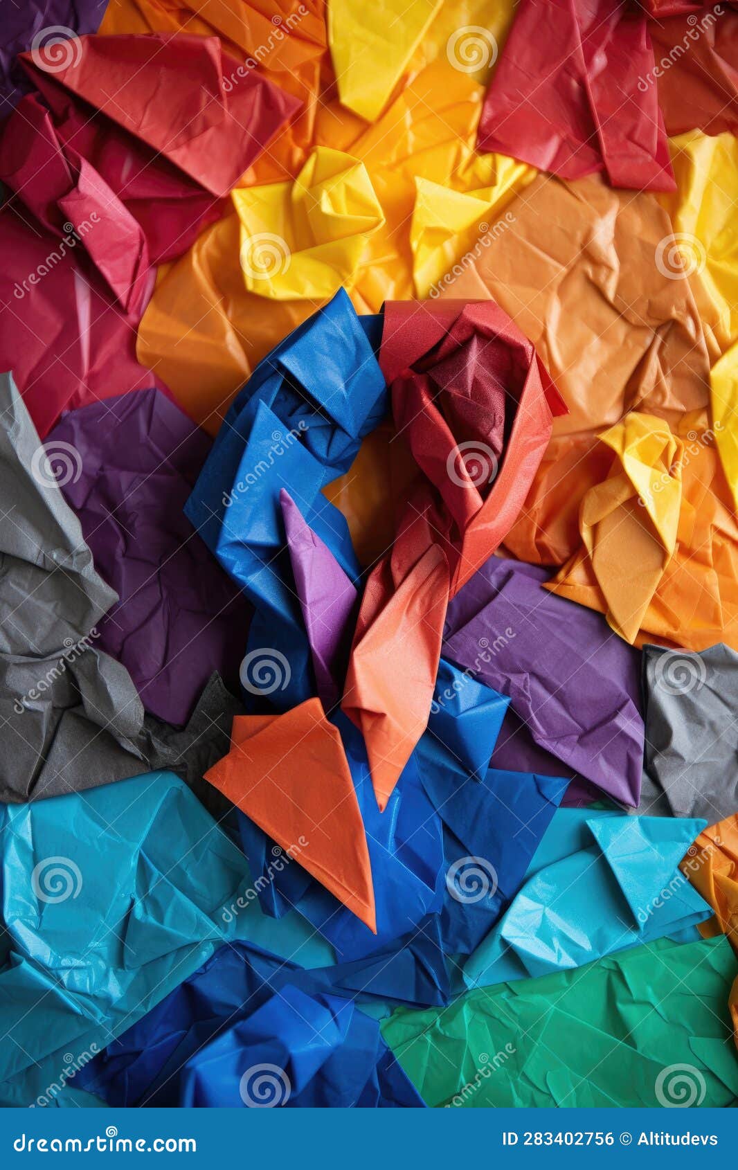 Origami Question Mark on a Colorful Background Stock Illustration ... Origami Question Mark on a Colorful Background Stock Illustration ...