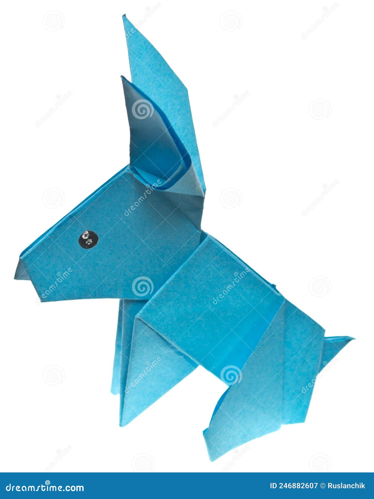 Origami Rabbit By Recycle Papercraft Royalty-Free Stock Photography ...
