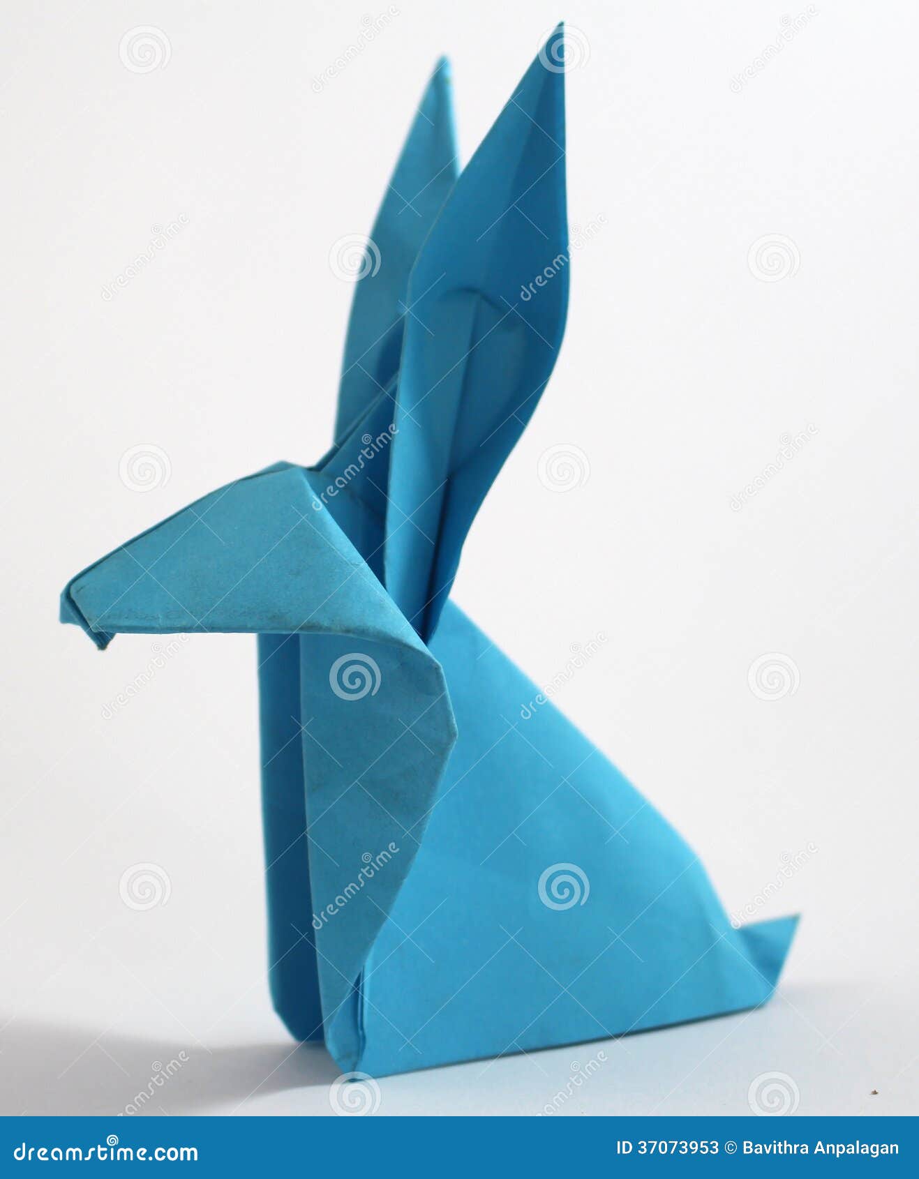 Origami Rabbit By Recycle Papercraft Royalty-Free Stock Photography ...