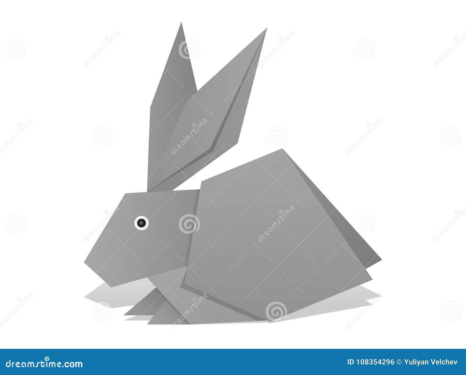 Origami Rabbit Low Poly Royalty-Free Stock Photography | CartoonDealer ...