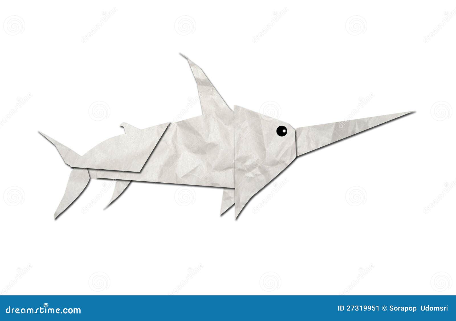 Origami Sharks Made Of Paper Stock Image | CartoonDealer.com #27319951
