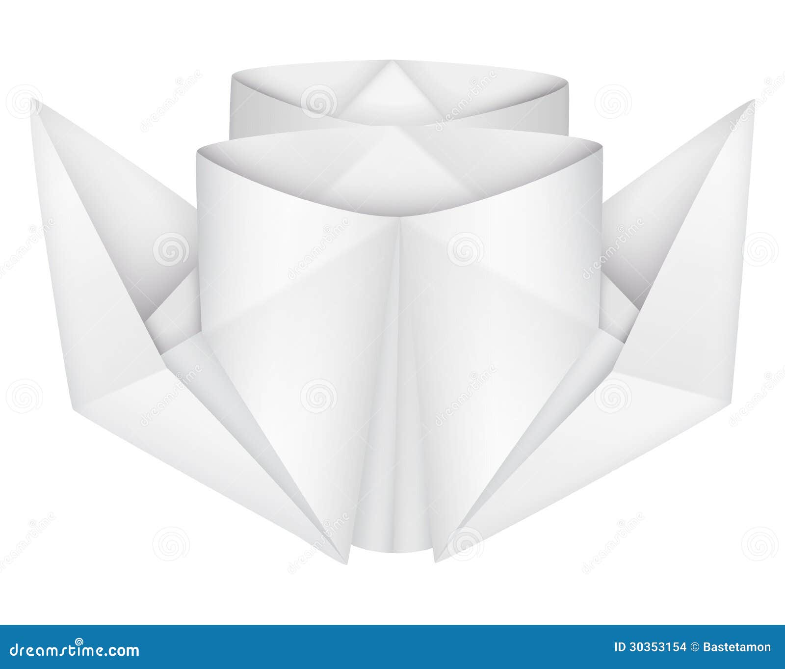 Origami steamship stock vector. Illustration of realistic - 30353154