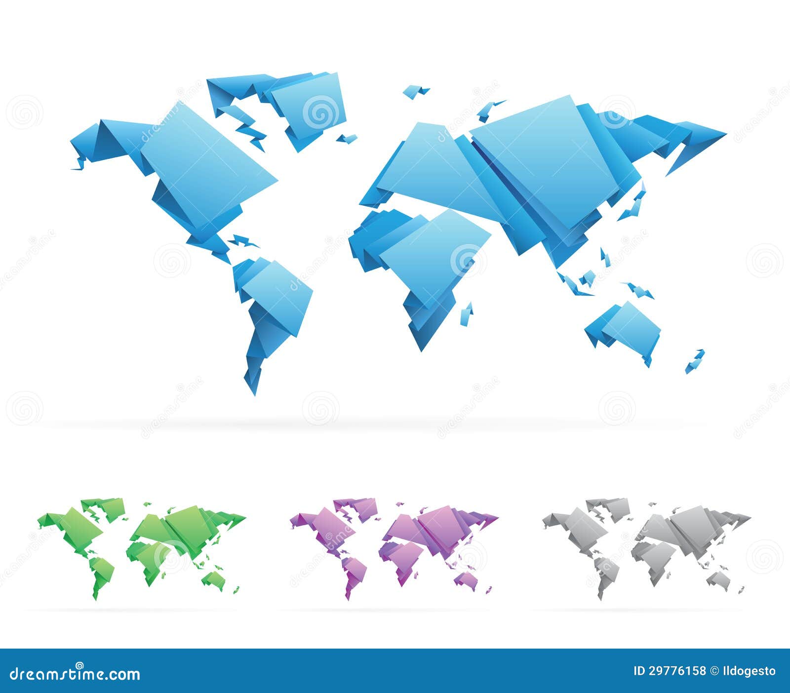 Origami Map Stock Illustrations – 11,476 Origami Map Stock ...