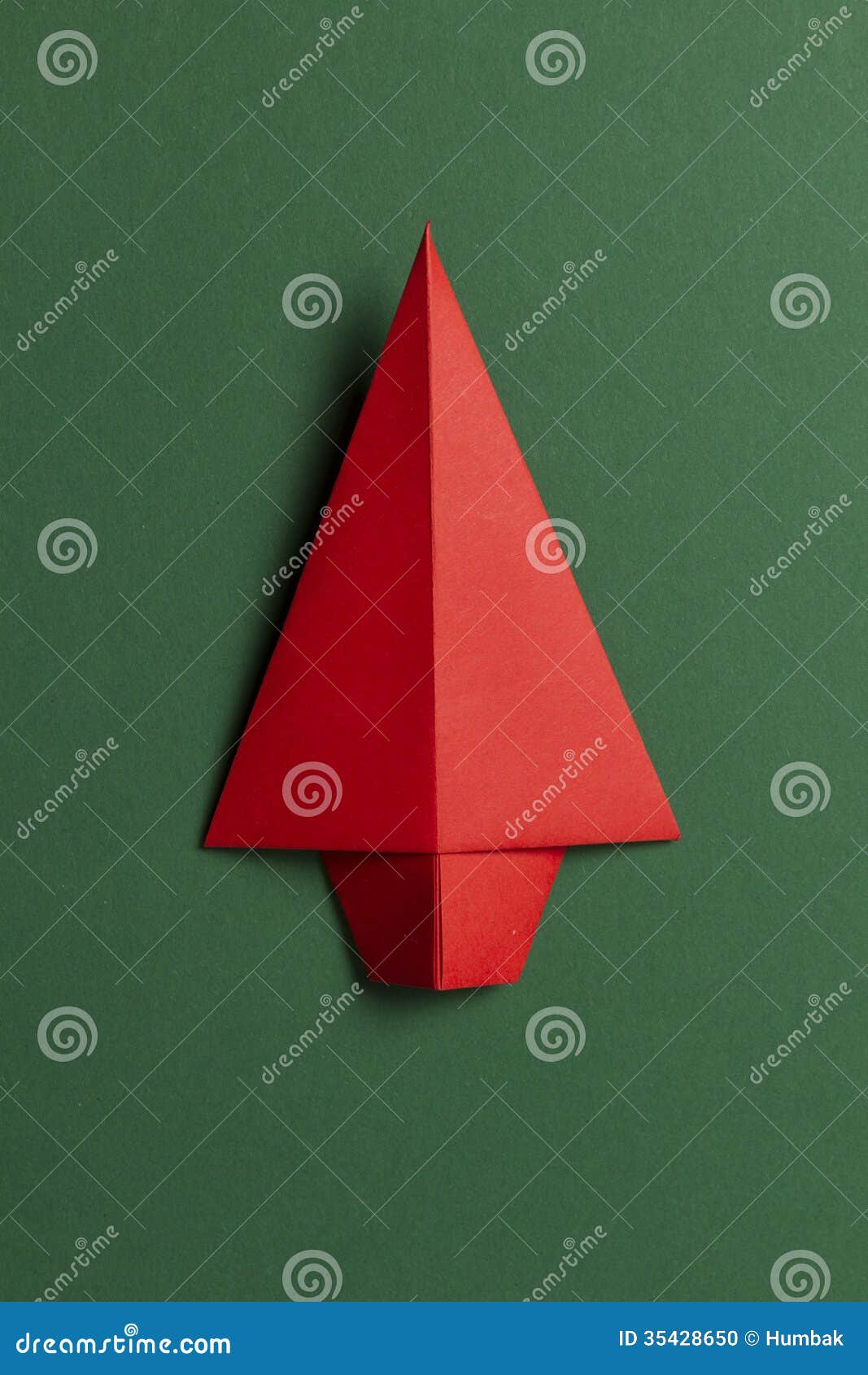 Origami Tree By Recycle Papercraft Stock Photography | CartoonDealer ...