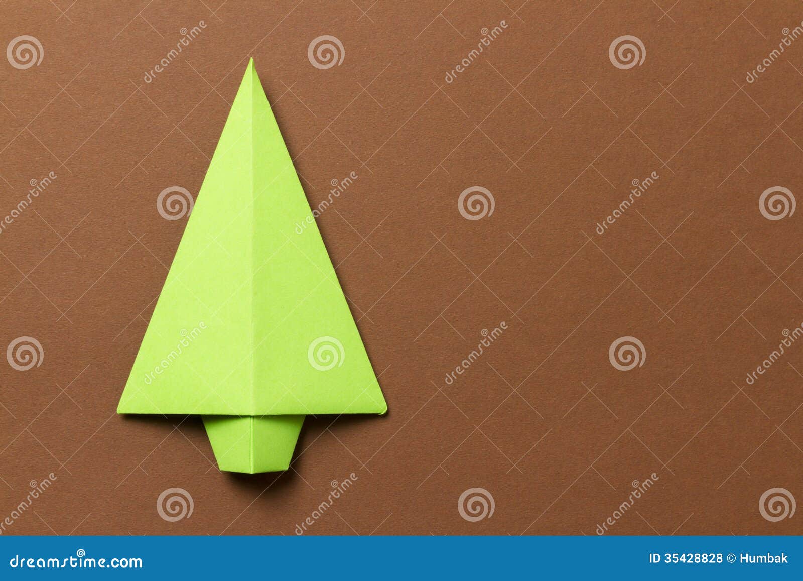 Origami Tree By Recycle Papercraft Stock Photography | CartoonDealer ...