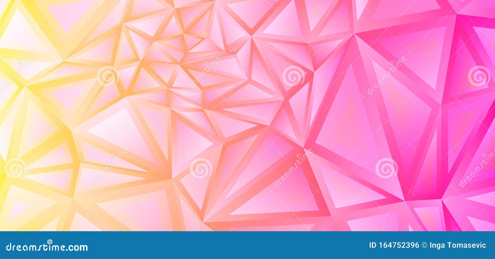 Origami Triangles Wallpaper. Digital Polygon Stock Vector ...