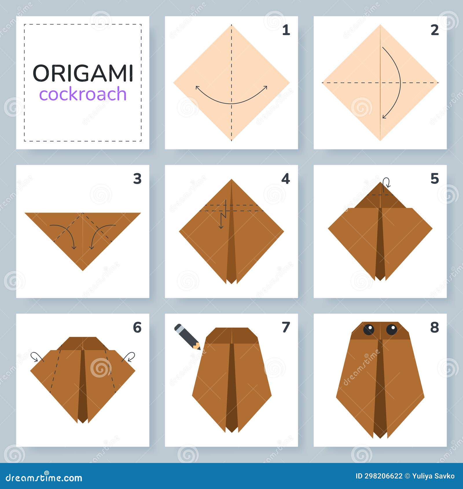 Cockroach Moving Into A Dirty House Illustration Stock Photography ...