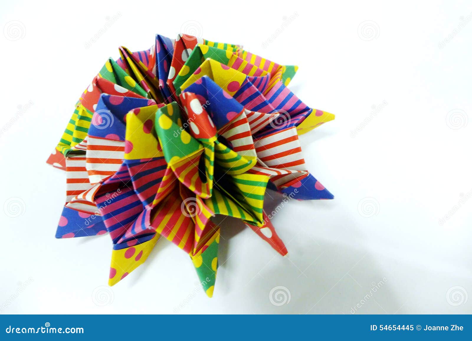 Origamimathematik - Quallen Oder Seestern Stockbild - Bild von ...