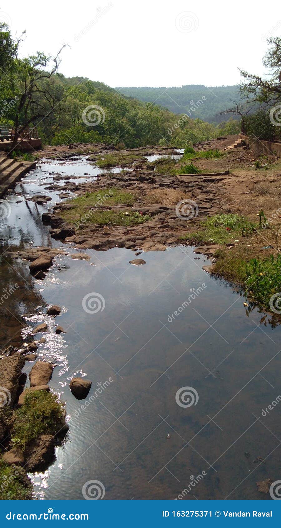Origin of the Holy River Narmada at Amarkantak Stock Image - Image of ...