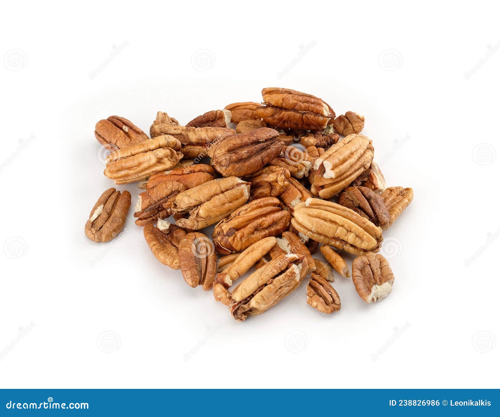 Organic Pecans Raw, No Shell Stock Photo - Image of broken, immune ...