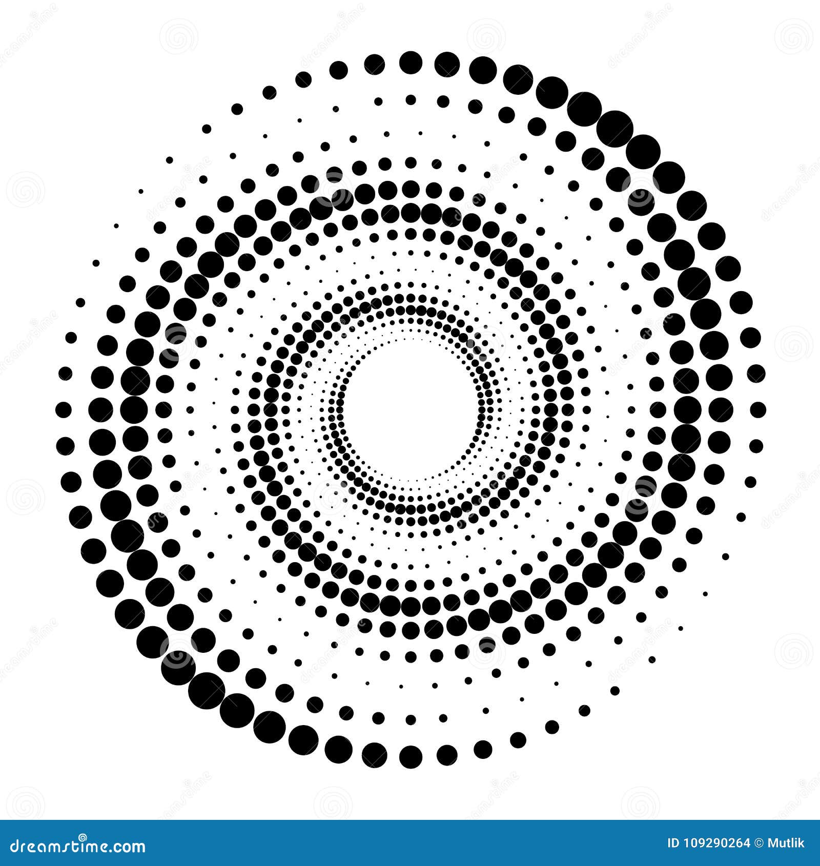 Background of round dots stock vector. Illustration of dotted - 109290264