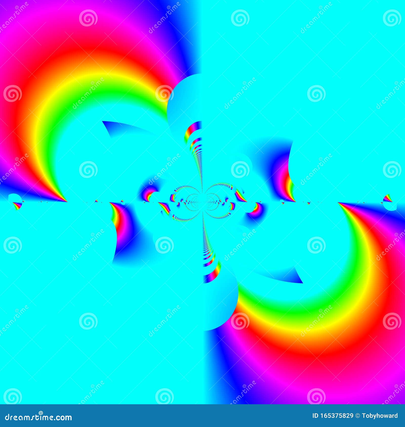 An Original Abstract Image Created Using Computer Graphics and ...