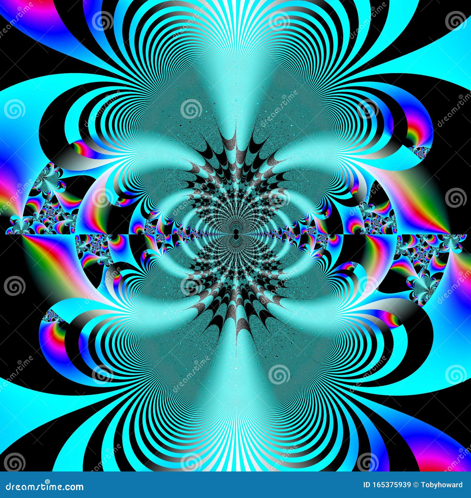 An Original Abstract Image Created Using Computer Graphics and ...