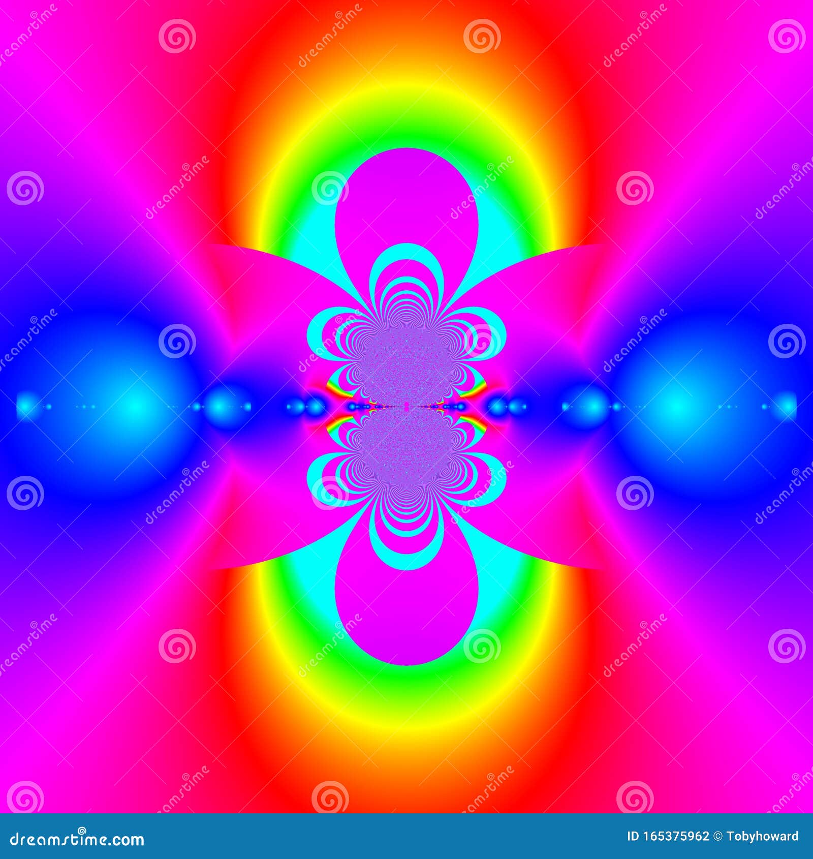 An Original Abstract Image Created Using Computer Graphics and ...