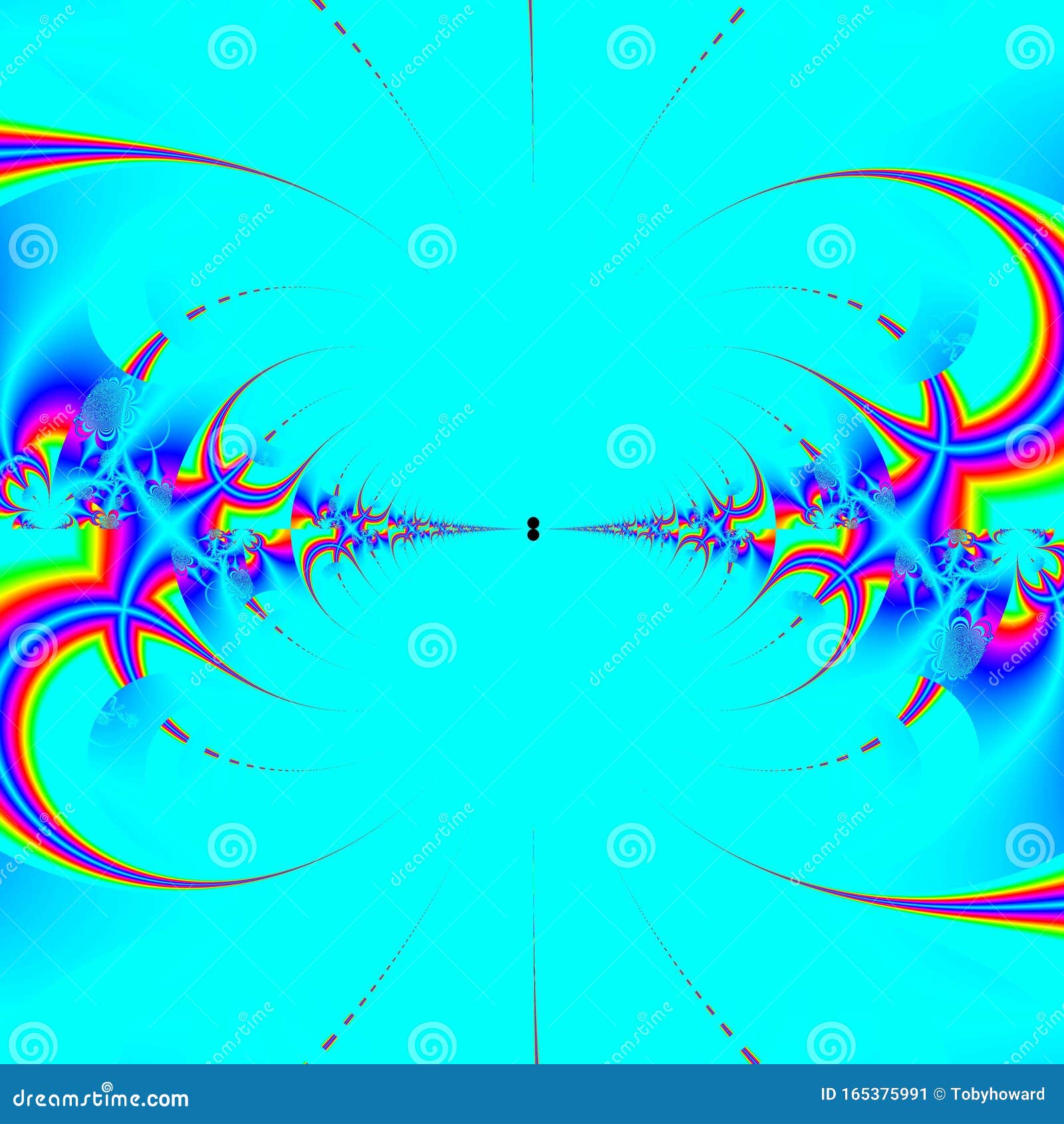 An Original Abstract Image Created Using Computer Graphics and ...