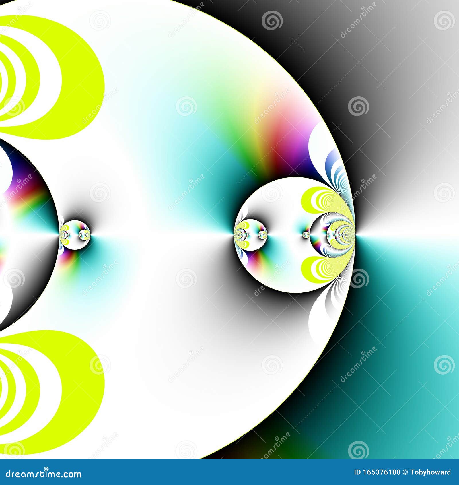 An Original Abstract Image Created Using Computer Graphics and ...