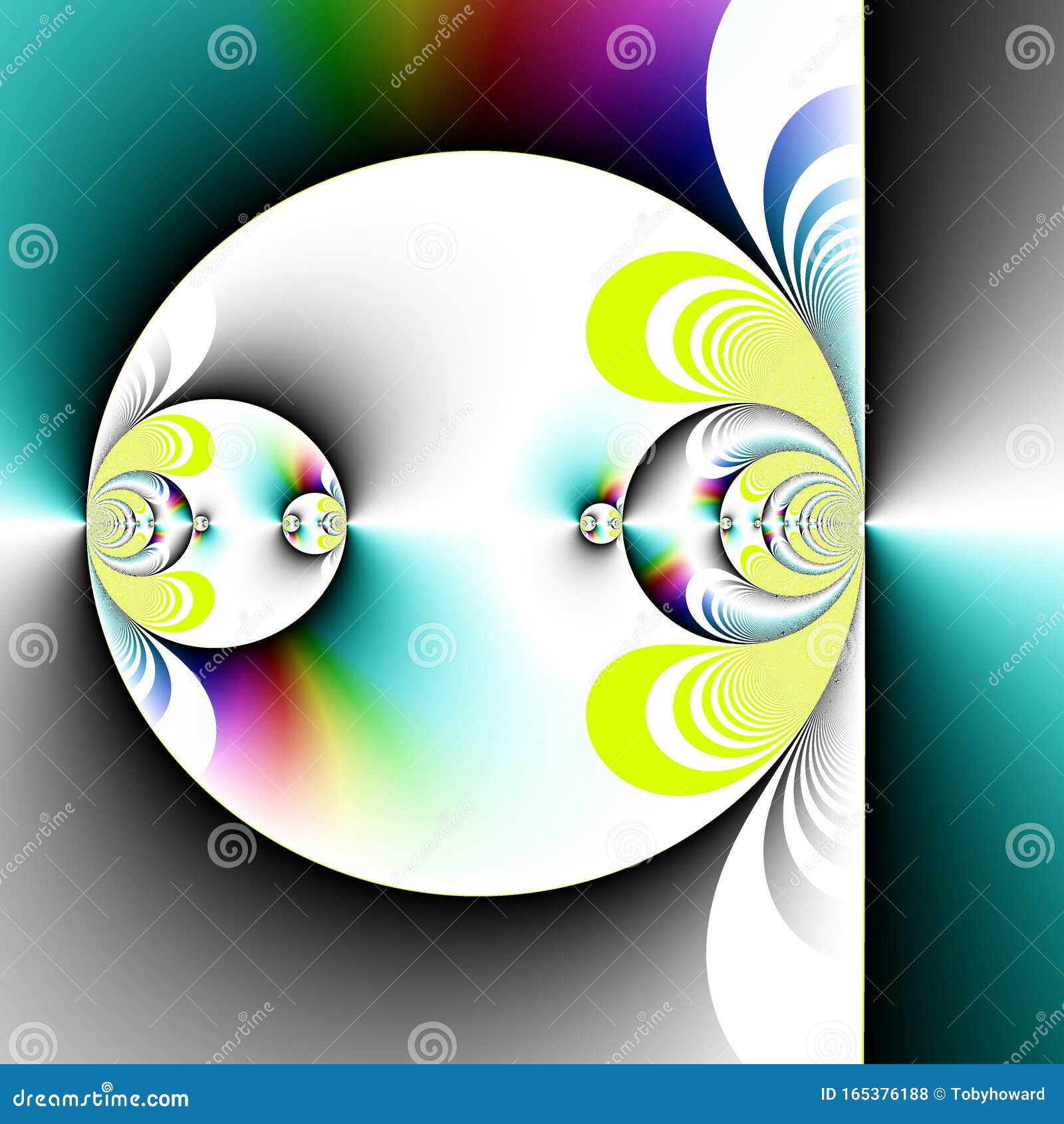An Original Abstract Image Created Using Computer Graphics and ...