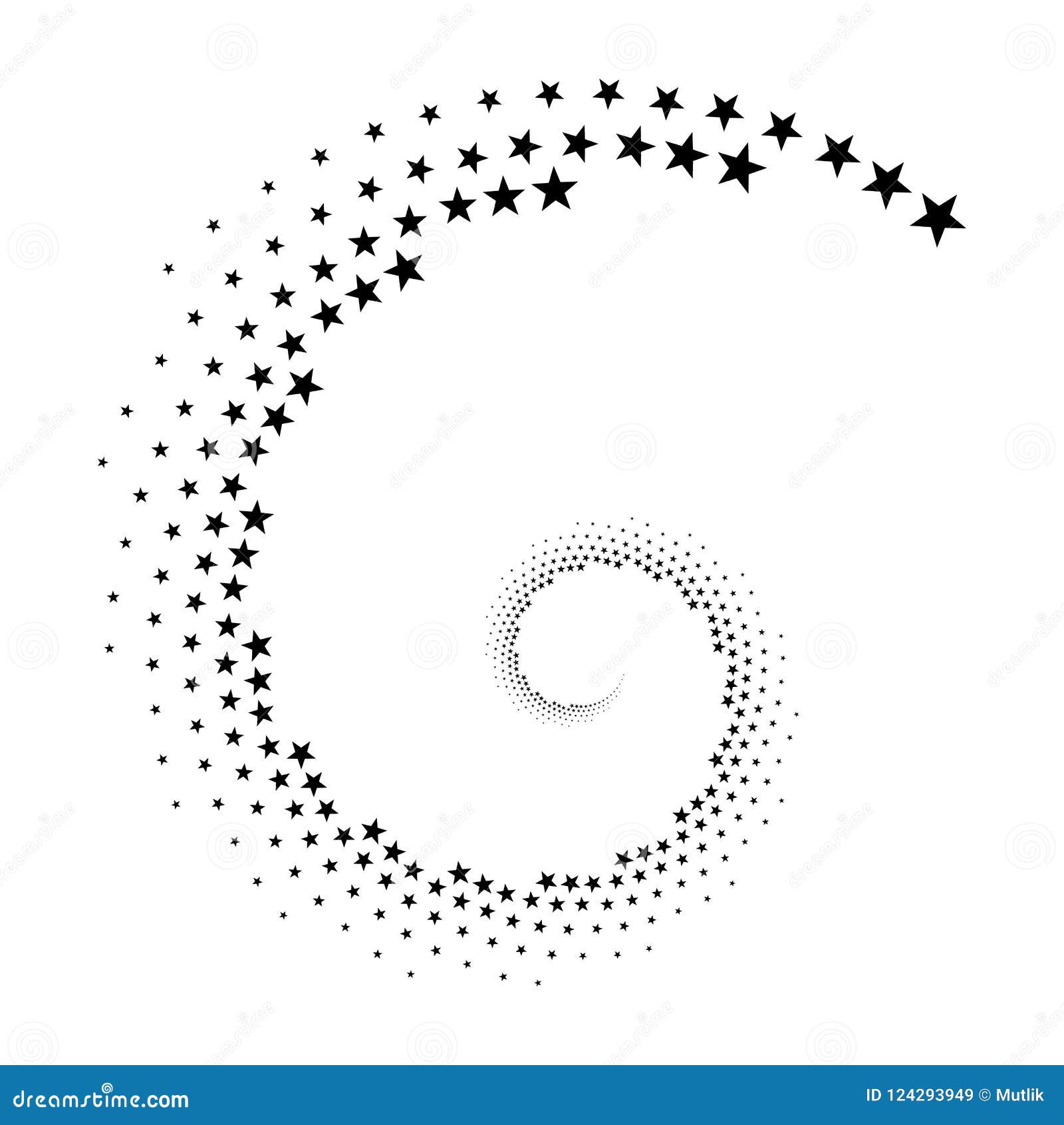 Original Abstract Halftone Background Backdrop of Star-shaped Dots ...