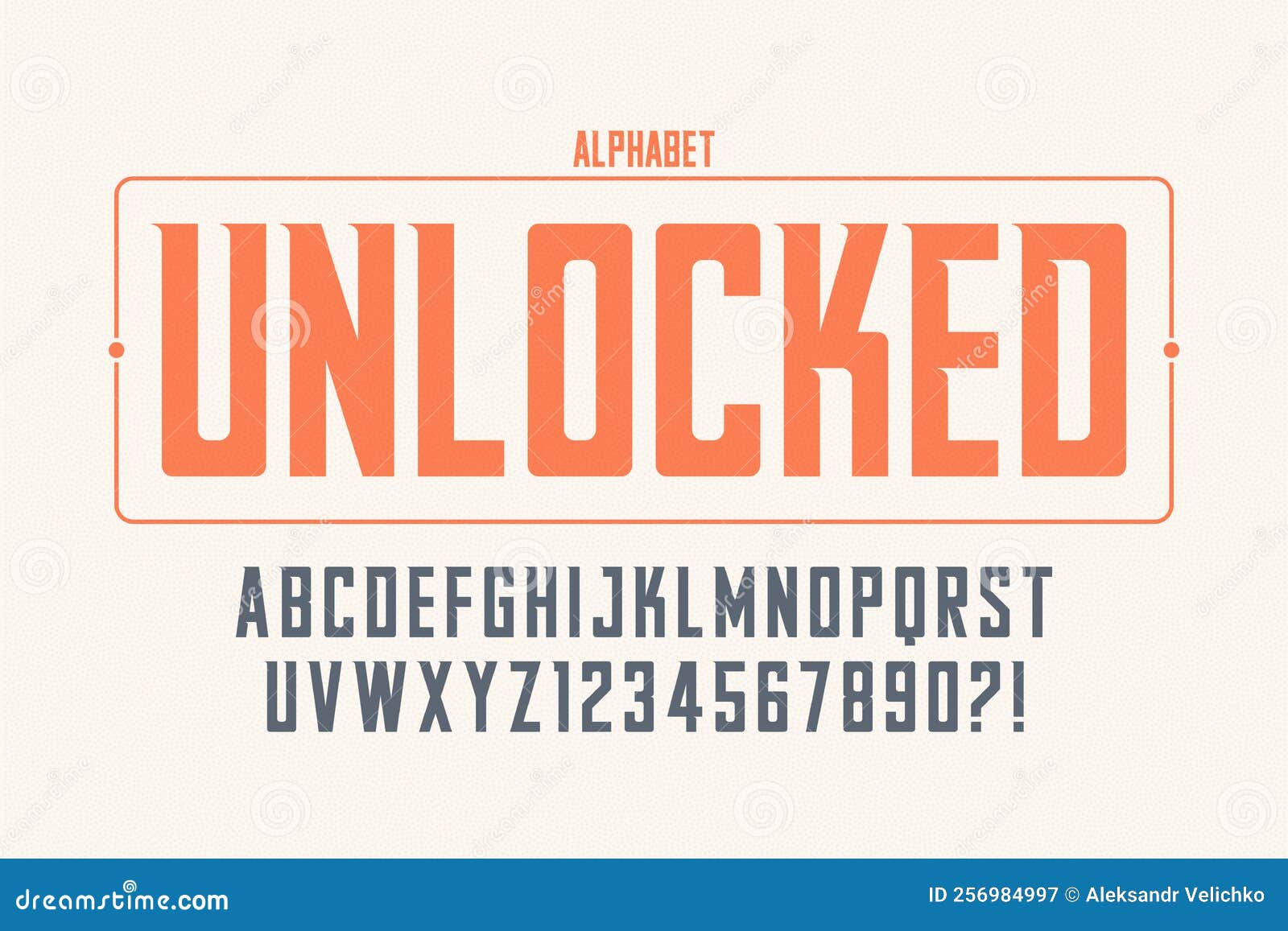 Original Alphabet Design, Speed Moving, Epic Characters Set. Stock ...