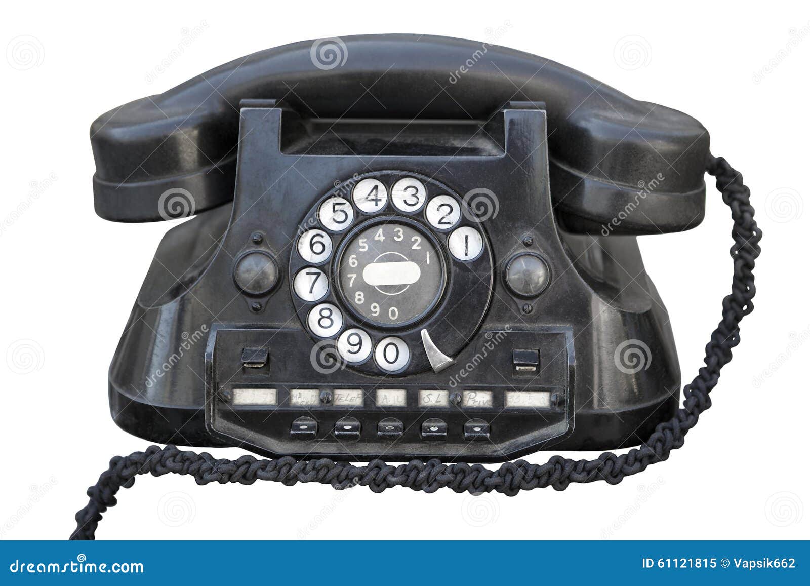 Original Ancient Telephone. Stock Image - Image of white, call: 61121815