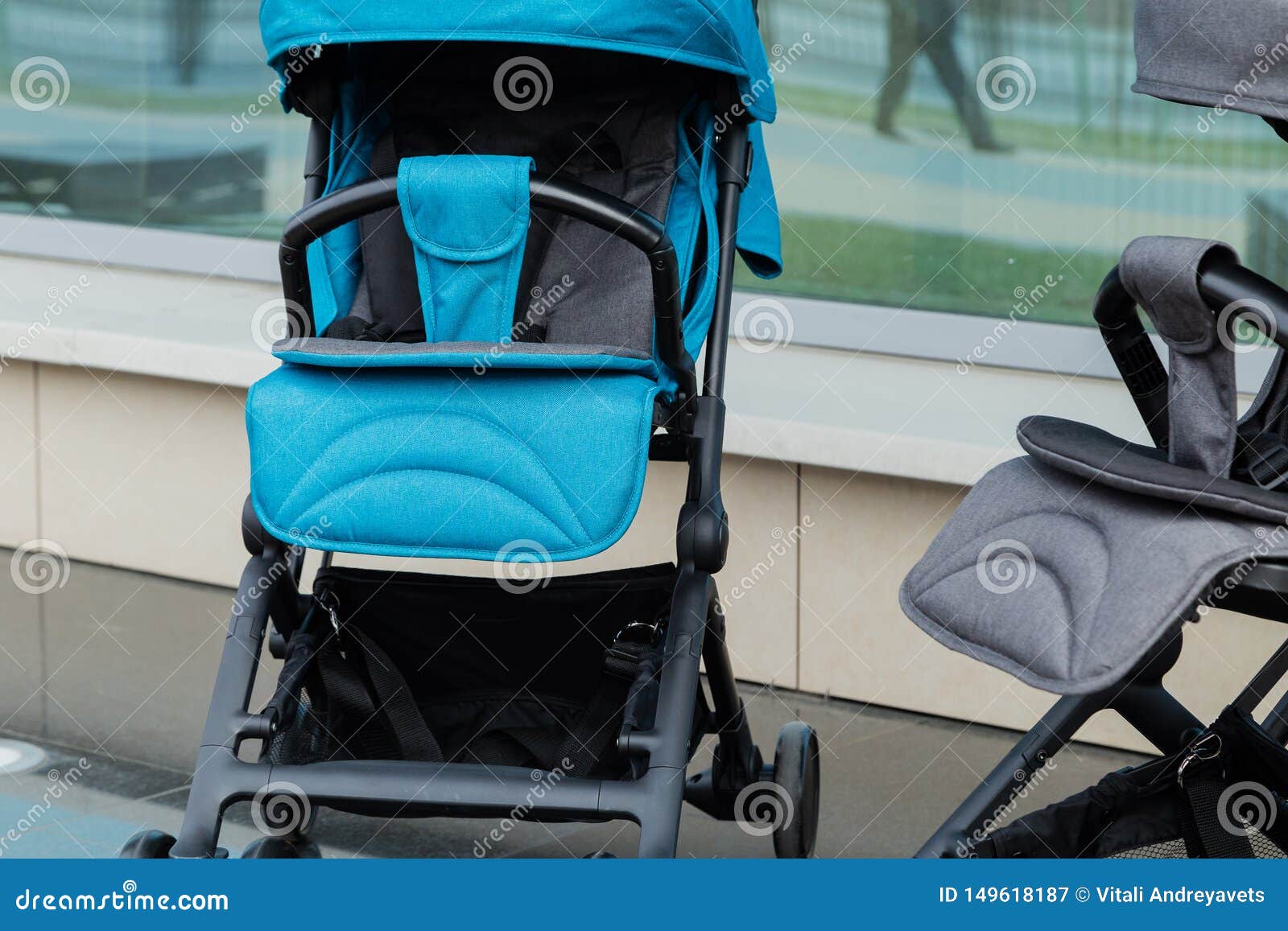 Original Baby Stroller, Close-up Details. New Design. Stock Image ...