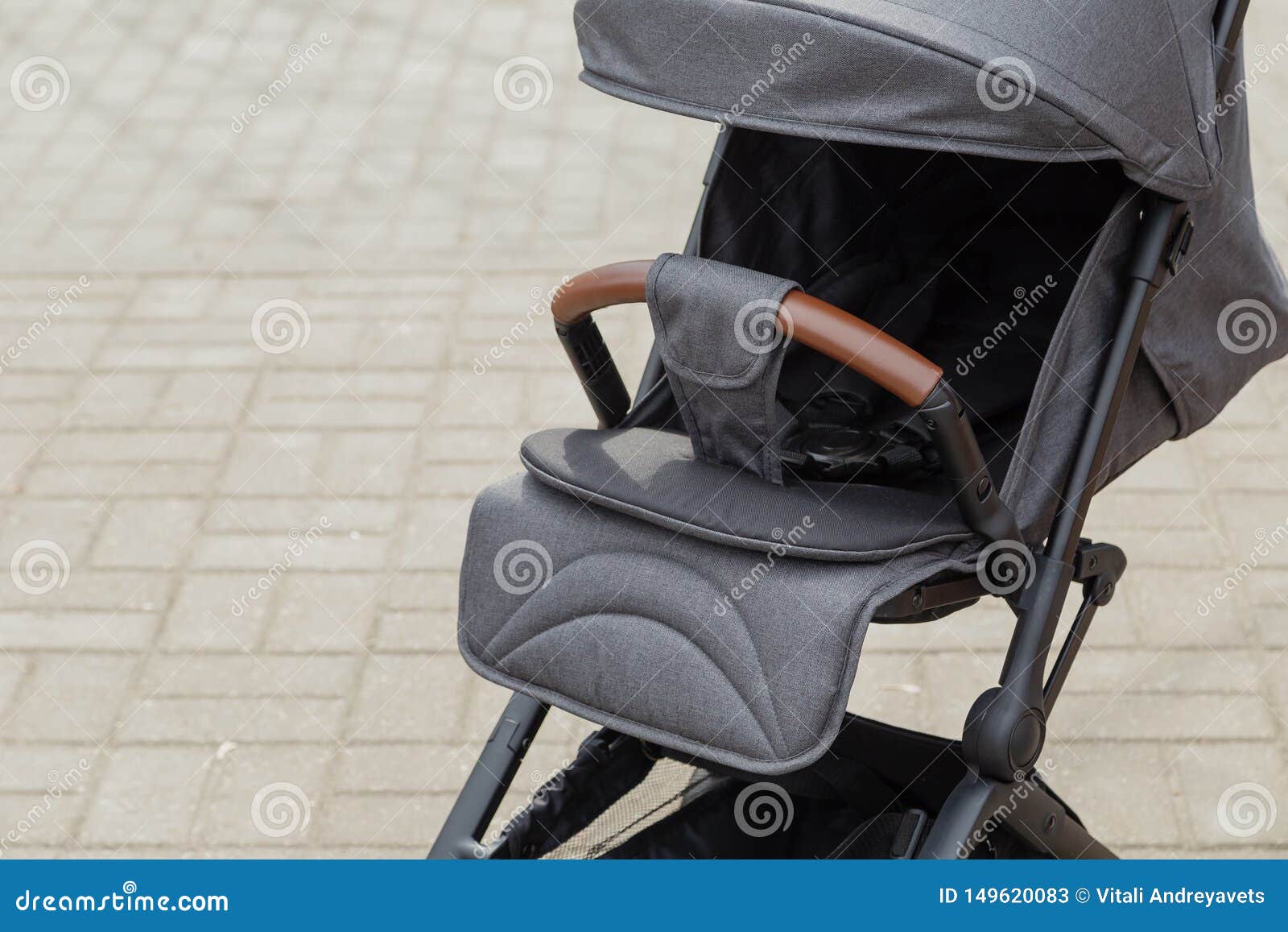 Original Baby Stroller, Close-up Details. New Design. Stock Image ...
