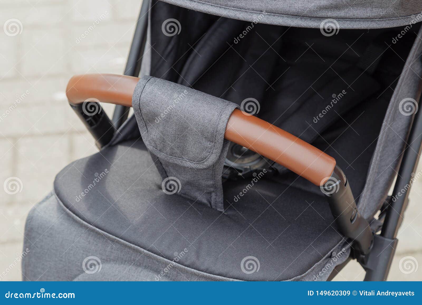Original Baby Stroller, Close-up Details. New Design. Stock Image ...