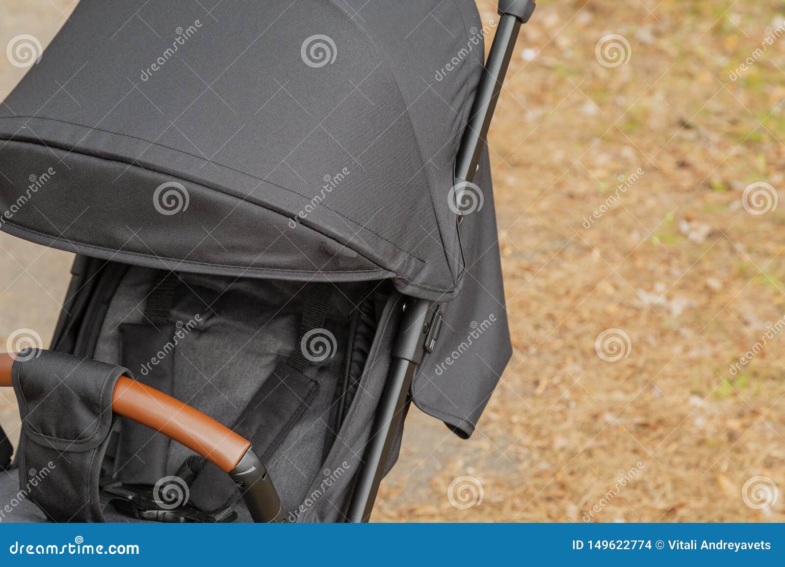 Original Baby Stroller, Close-up Details. New Design. Stock Photo ...